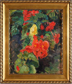 VERNER THOMÉ, olja på pannå, signerad och daterad 1922. - Bukowskis