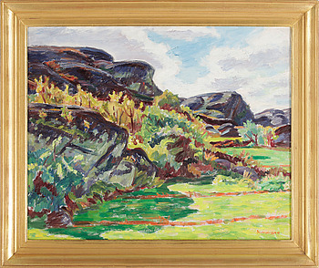 BIRGER SIMONSSON, olja på duk, signerad. - Bukowskis