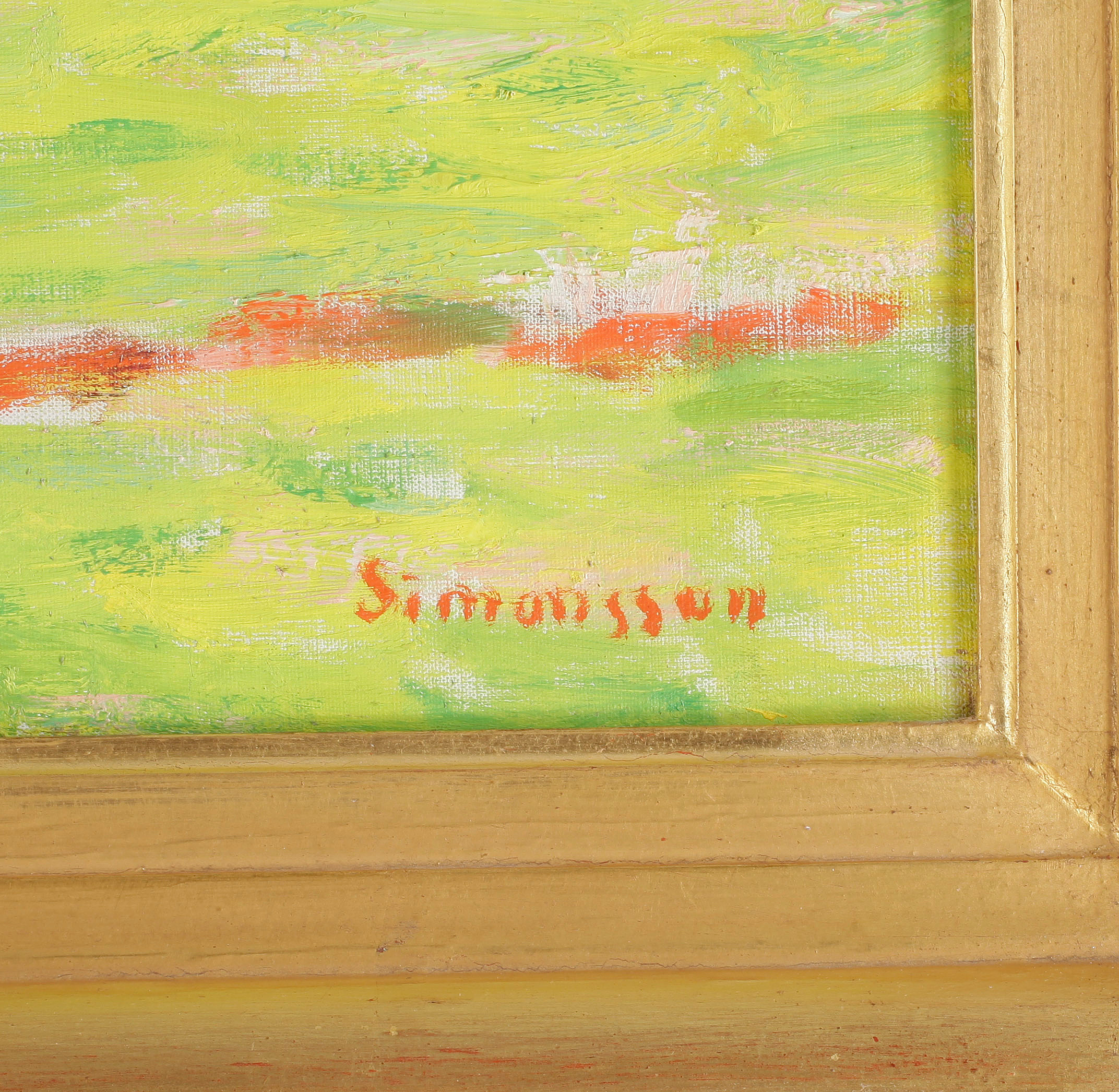 BIRGER SIMONSSON, olja på duk, signerad. - Bukowskis