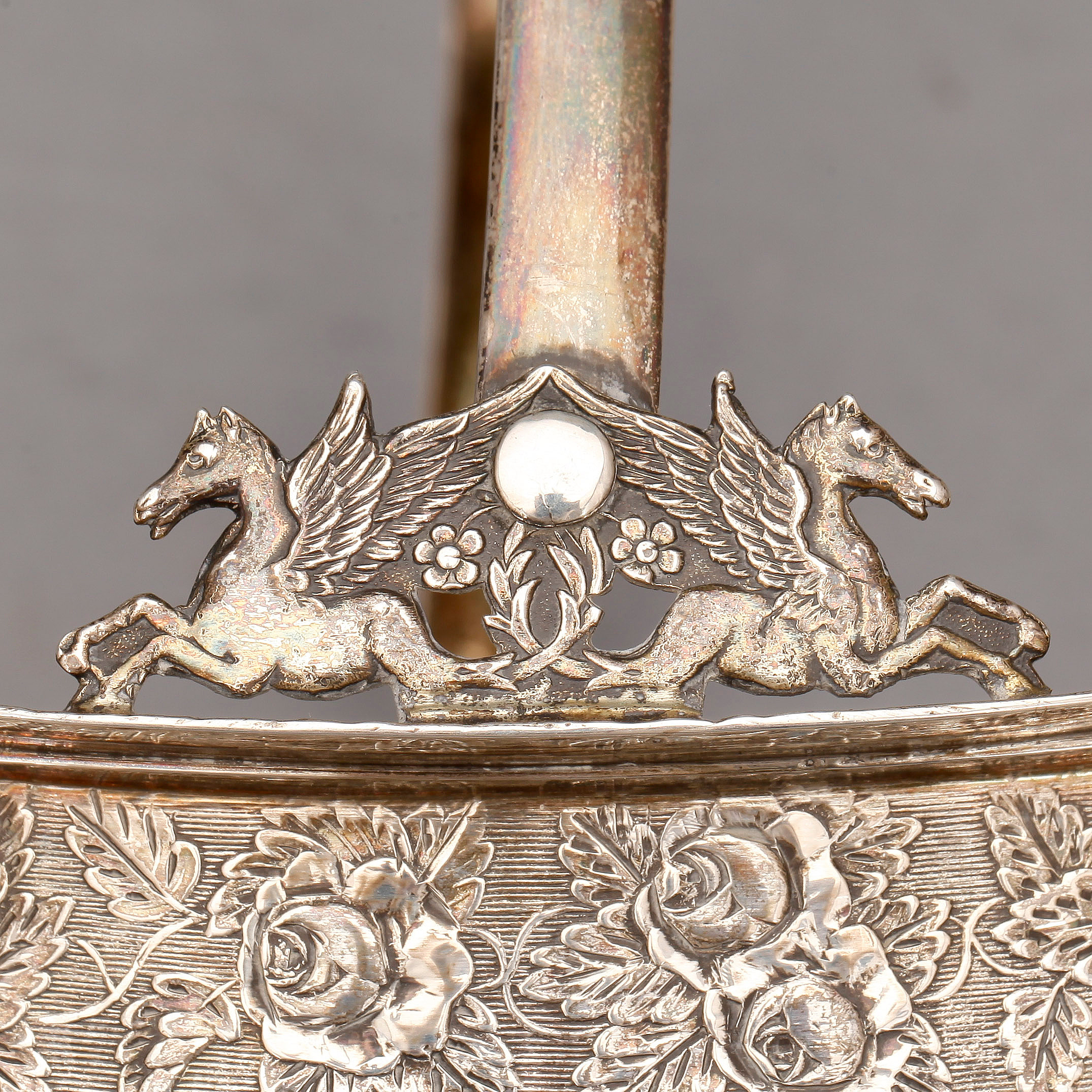 KONFEKTSKÅL, silver, Elias Modig, S:t Petersburg (1795-1834). Vikt 318 ...