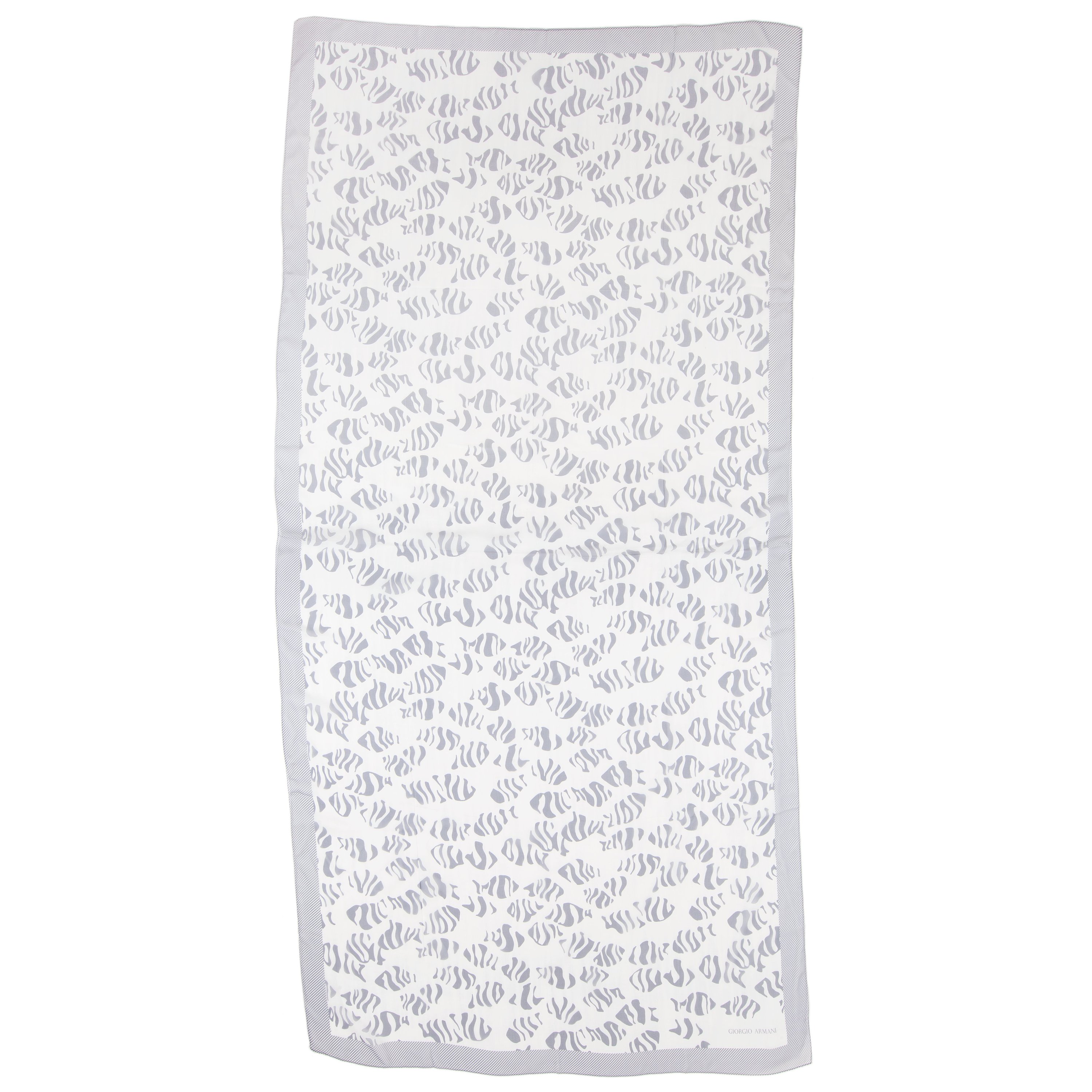 GIORGIO ARMANI, a silk chiffong scarf. - Bukowskis