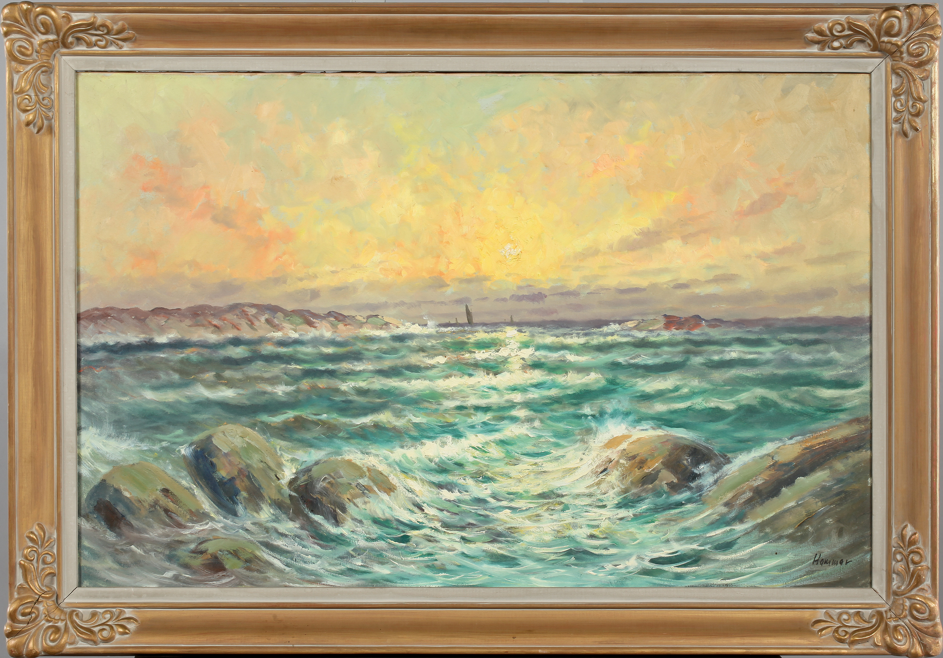 OKÄND KONSTNÄR, olja på duk, signerad Hammar, 1900-tal. - Bukowskis