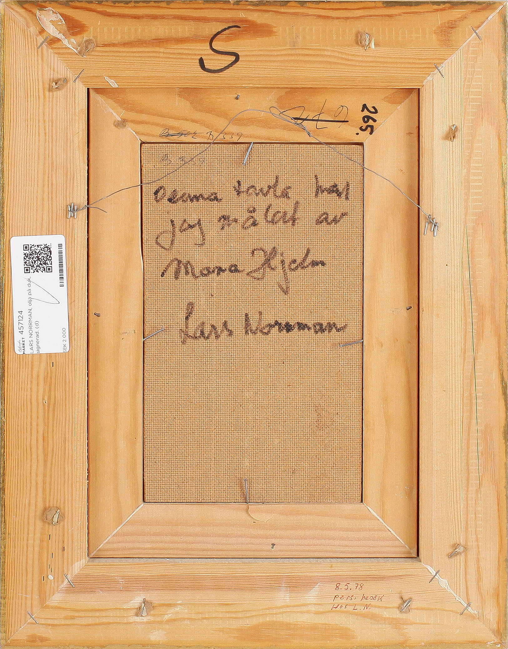 LARS NORRMAN, olja på duk, signerad. - Bukowskis