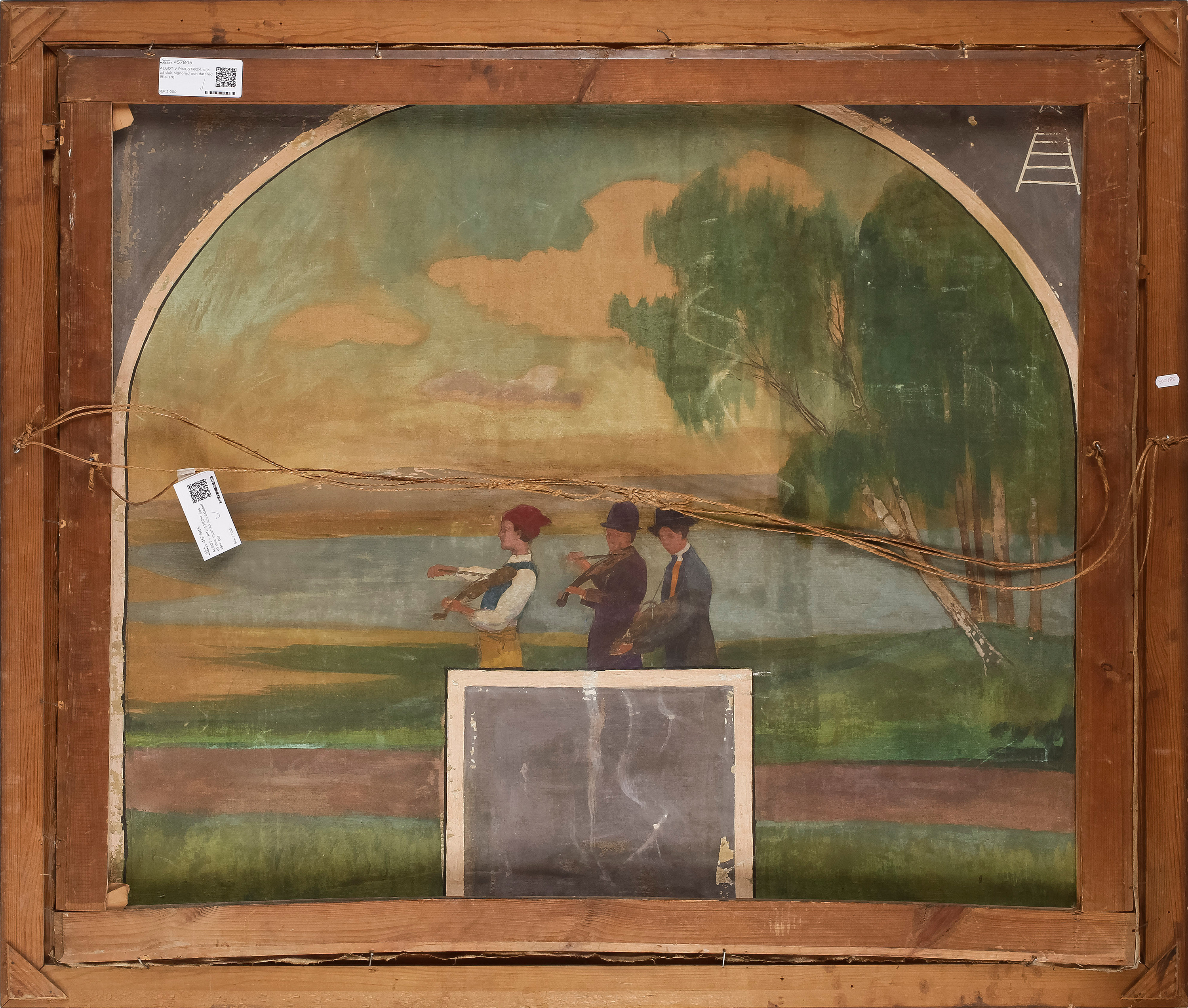 ALGOT V RINGSTRÖM, olja på duk, signerad och daterad 1914. - Bukowskis