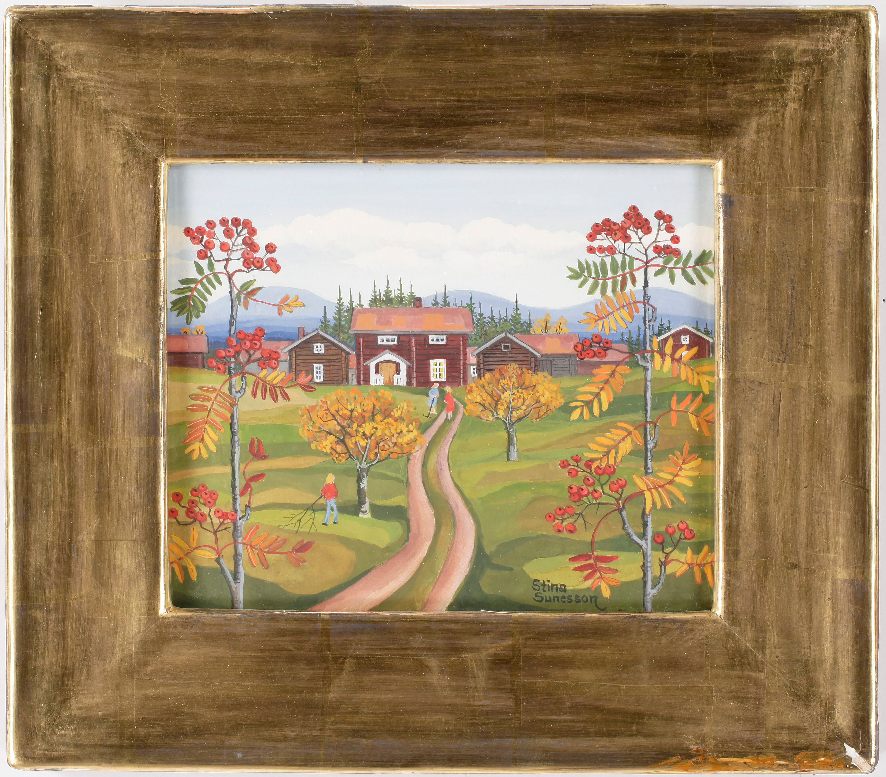 STINA SUNESSON, gouache, sign. - Bukowskis