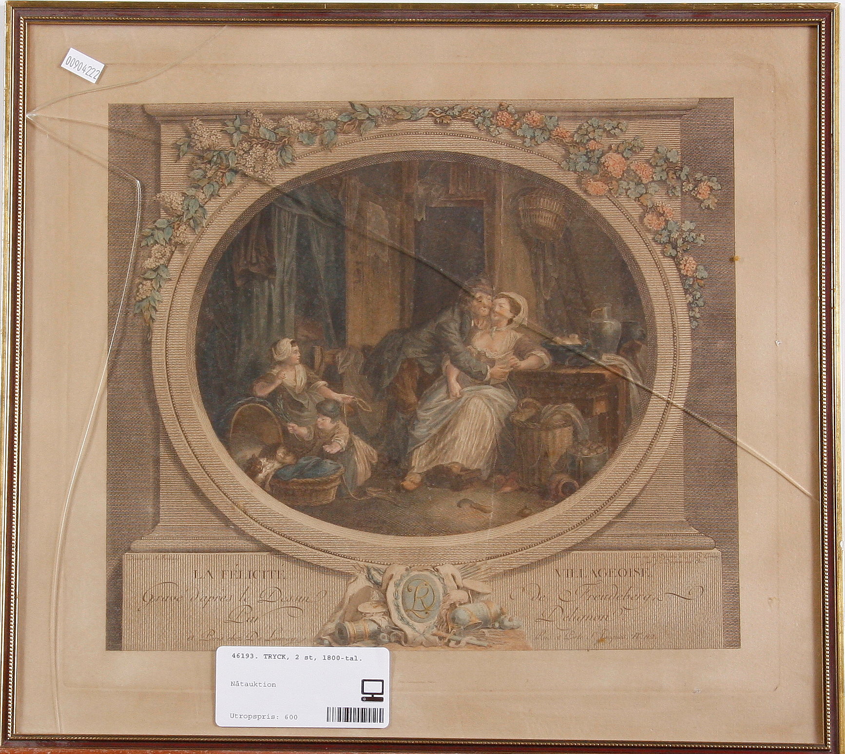 TRYCK, 2 st, 1800-tal. - Bukowskis