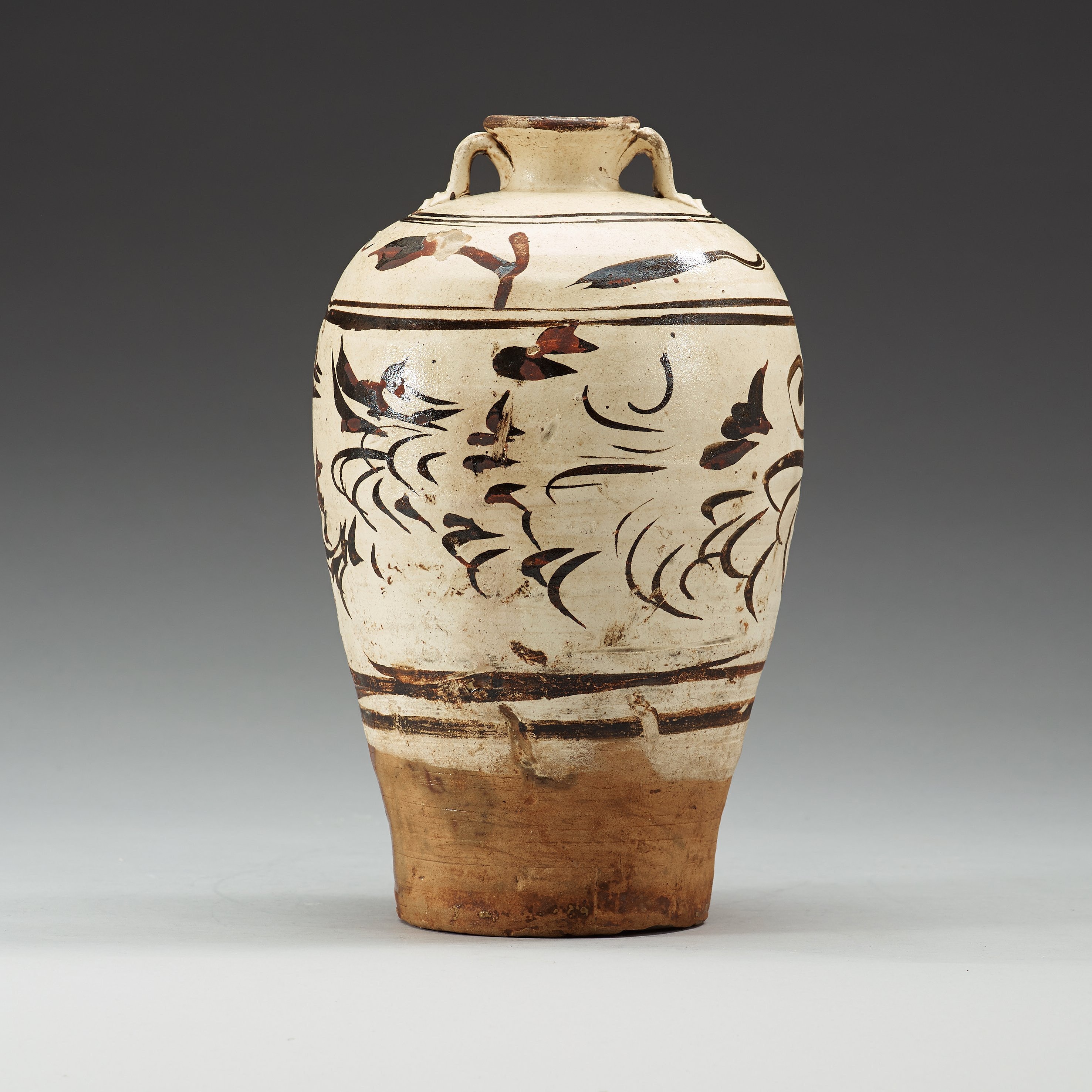 A Cizhou vase, presumably Southern Song/Yuan (1127-1368). - Bukowskis