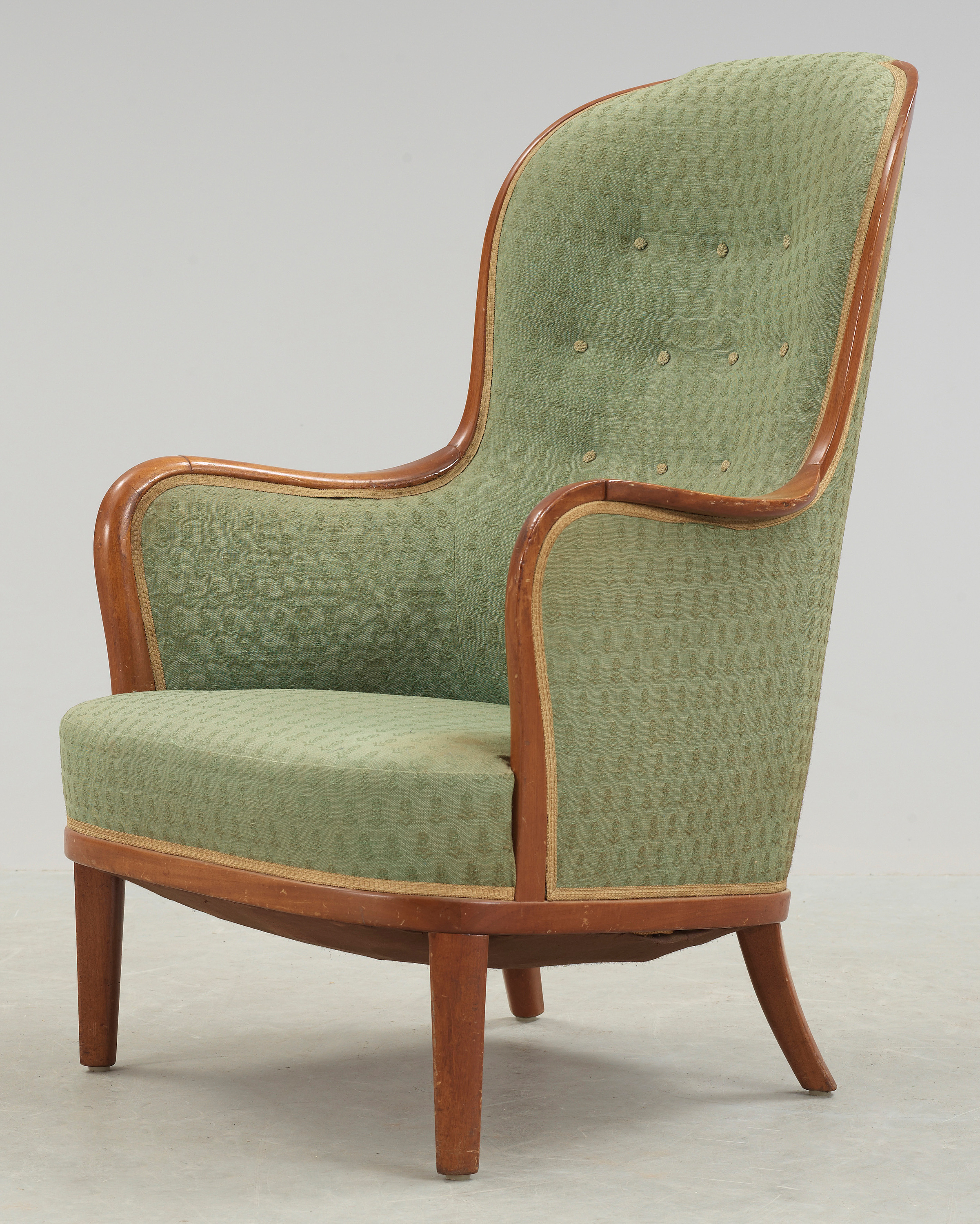 FÅTÖLJ, "Advokaten", Carl Malmsten. - Bukowskis