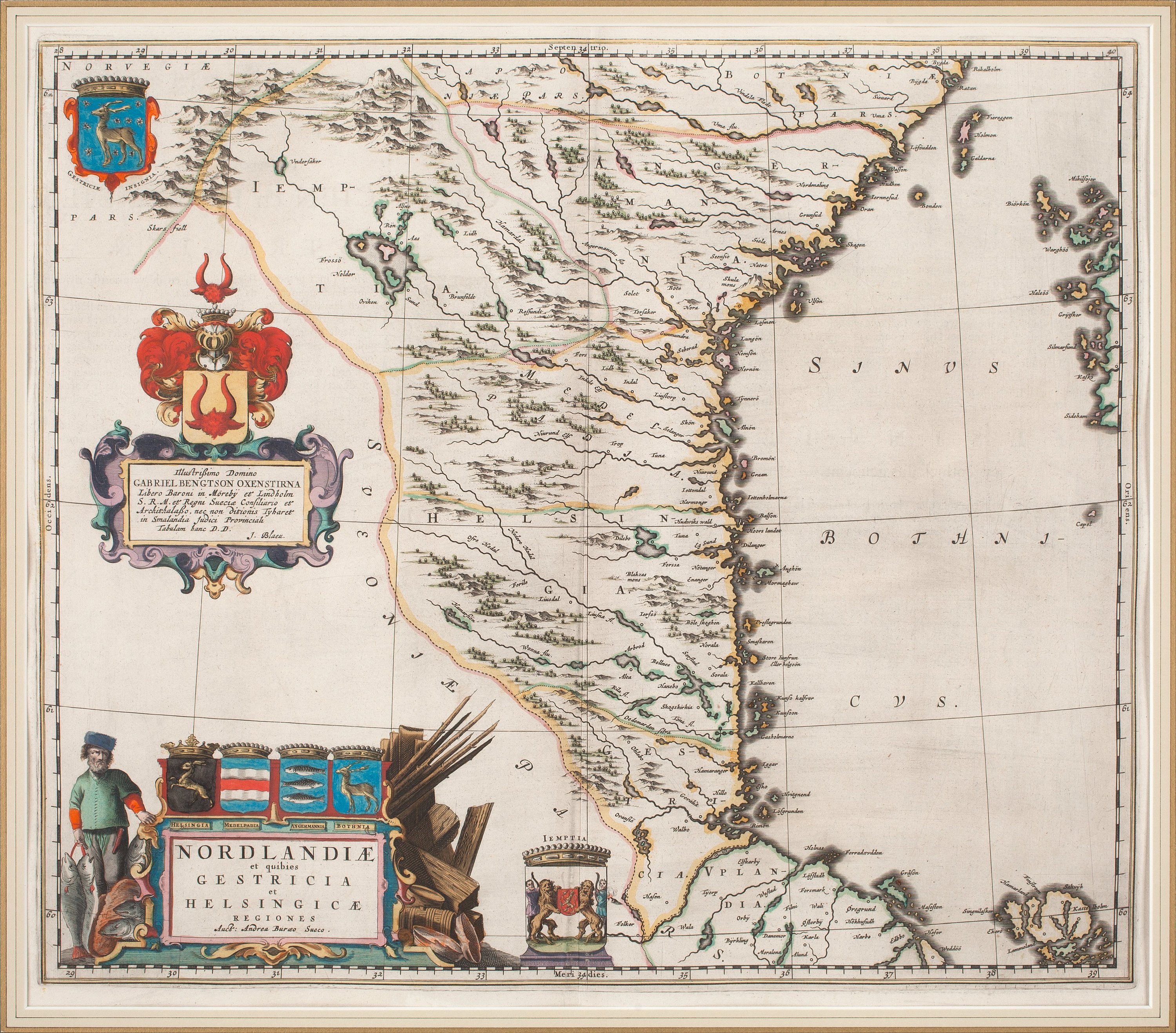 Joan Blaeu, Ur: Atlas Maior (9). - Bukowskis
