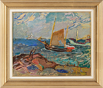 HARALD LINDBERG. Sign Harald Lindberg. Olja på duk. - Bukowskis