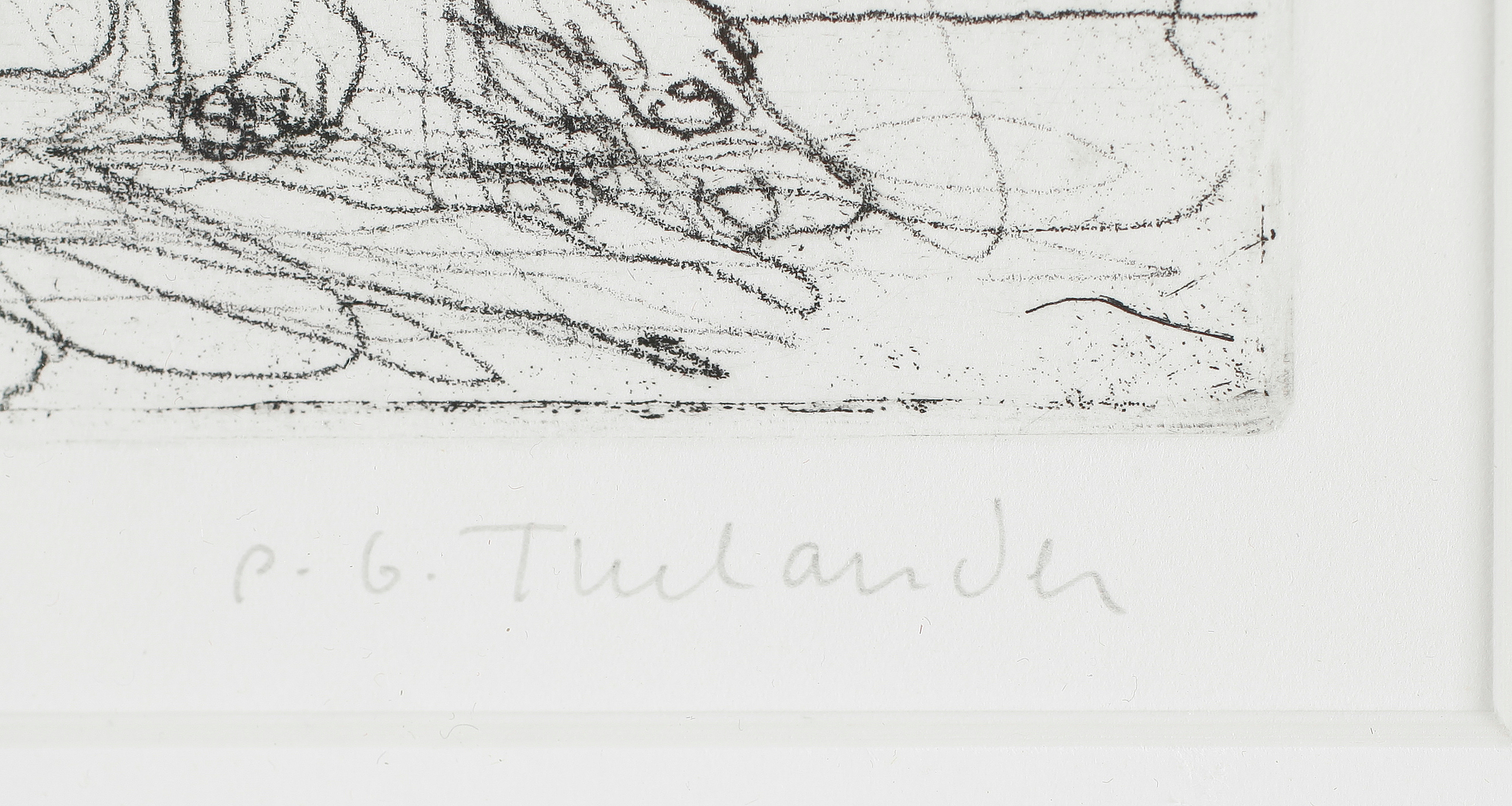 PÄR GUNNAR THELANDER, färgetsning, signerad, numrerad 28/90. - Bukowskis