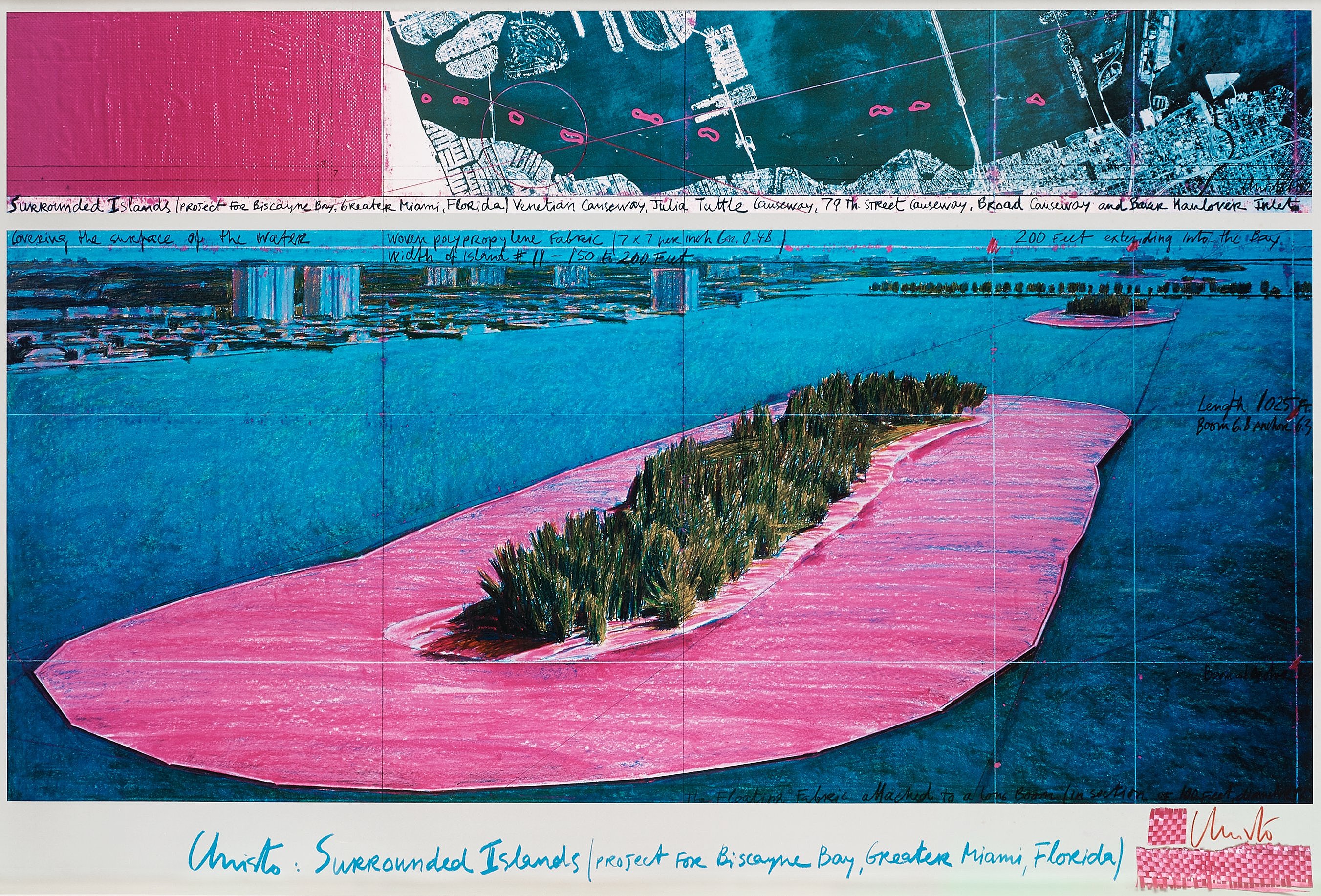 Christo & Jeanne-Claude, "Surrounded Islands (Project for Biscayne Bay ...