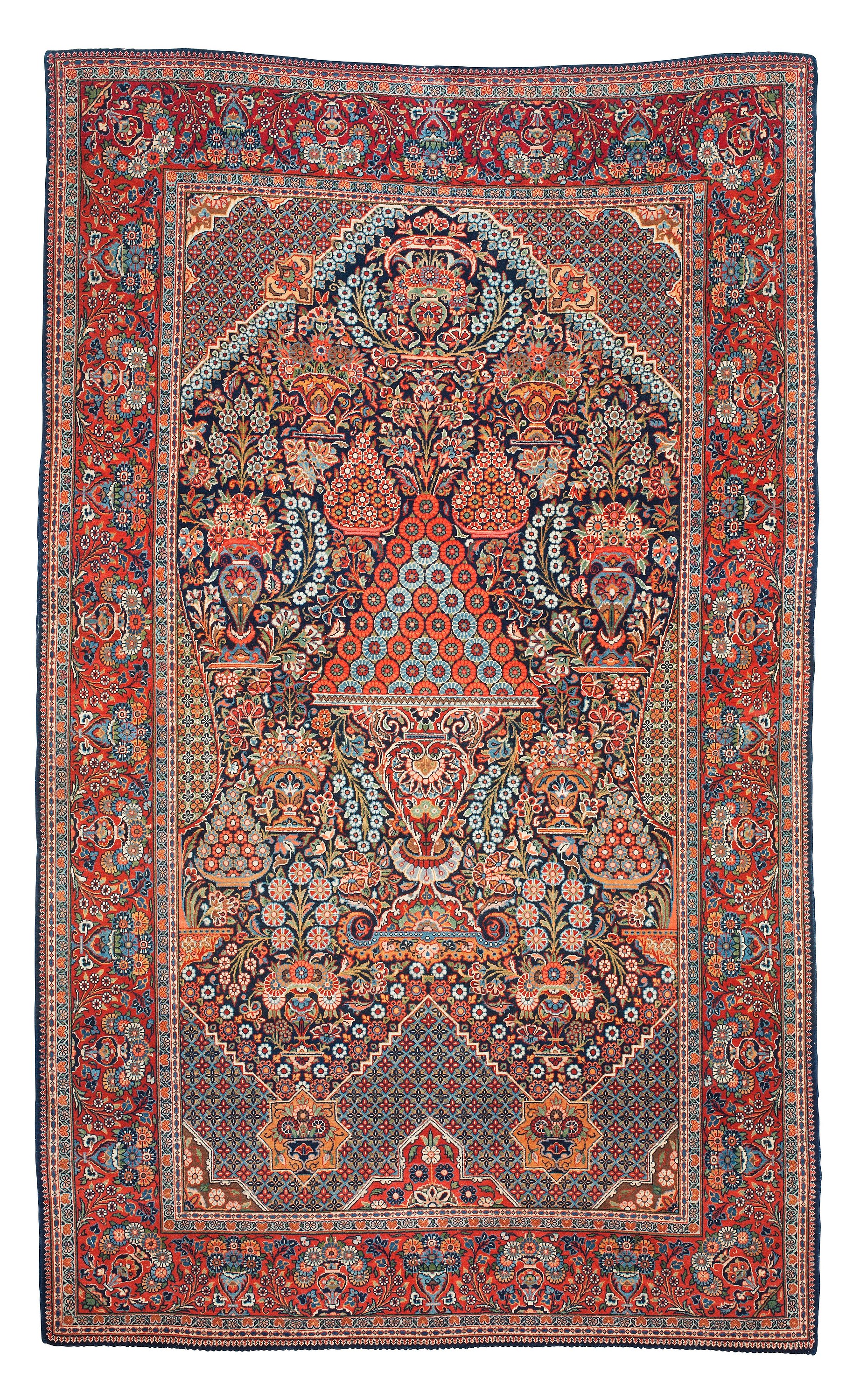 SEMI-ANTIQUE KASHAN. 224 x 134,5 cm. - Bukowskis