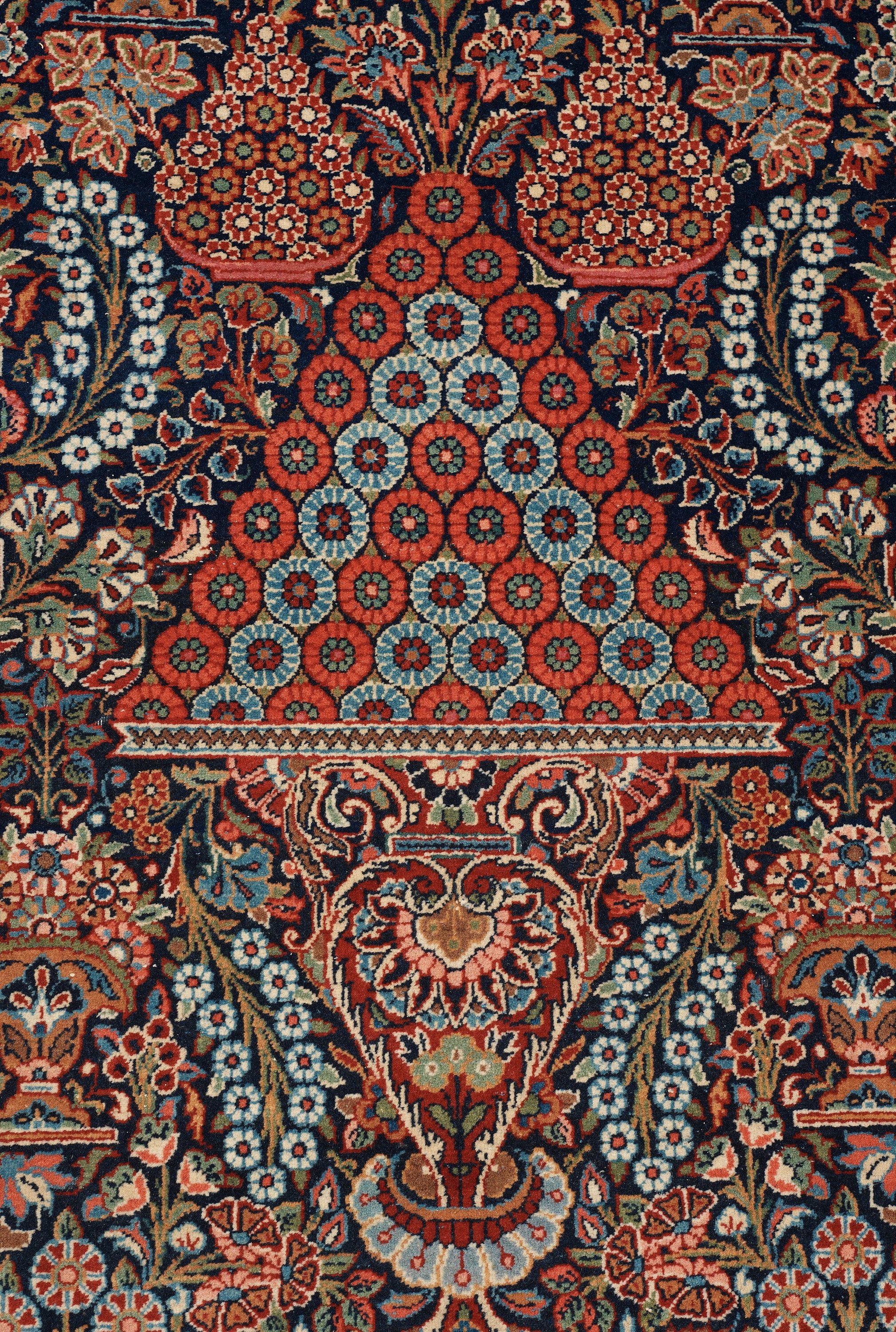 SEMI-ANTIQUE KASHAN. 224 x 134,5 cm. - Bukowskis