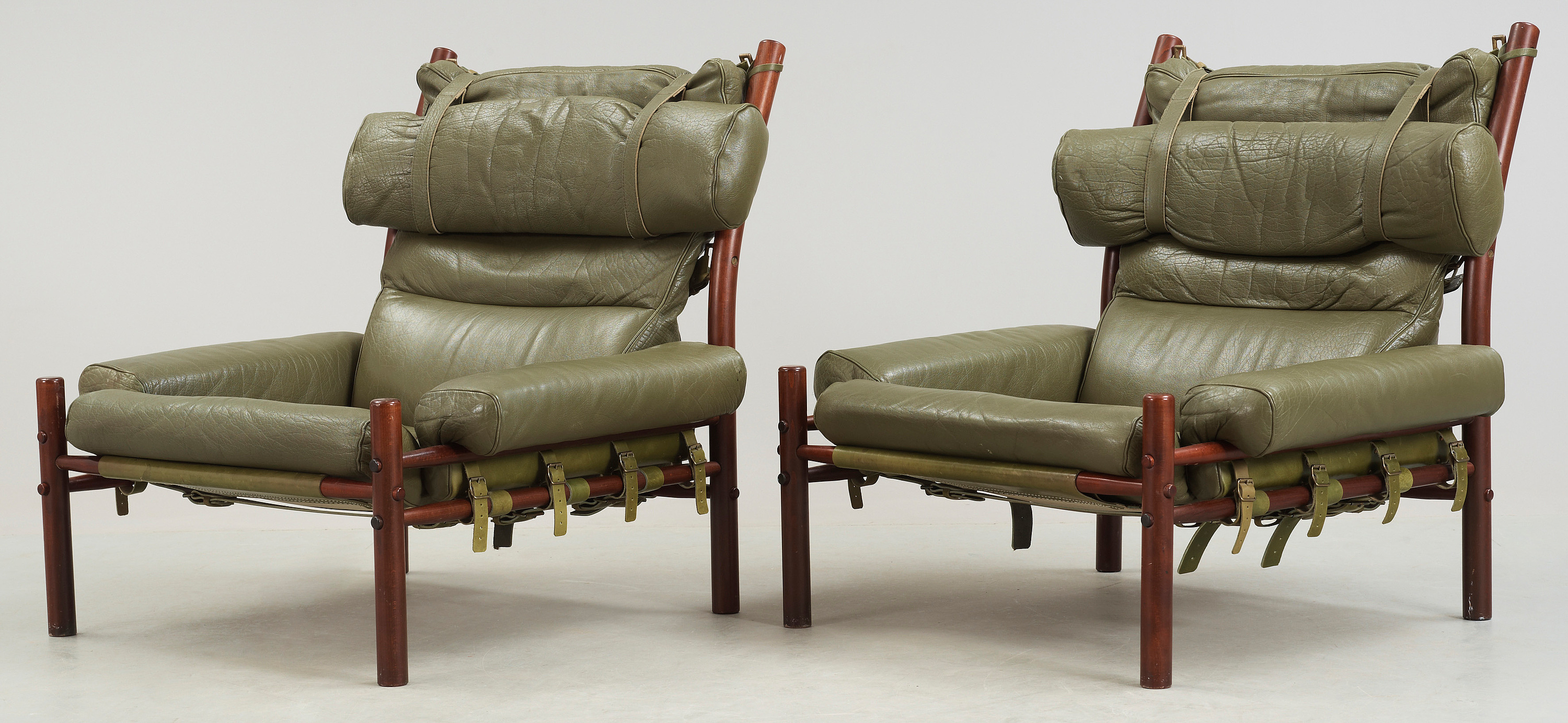 FÅTÖLJER, ett par, "Inka", design Arne Norell, 1960/70-tal. - Bukowskis