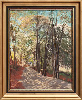 AUGUST HAERNING, olja på duk, signerad. - Bukowskis