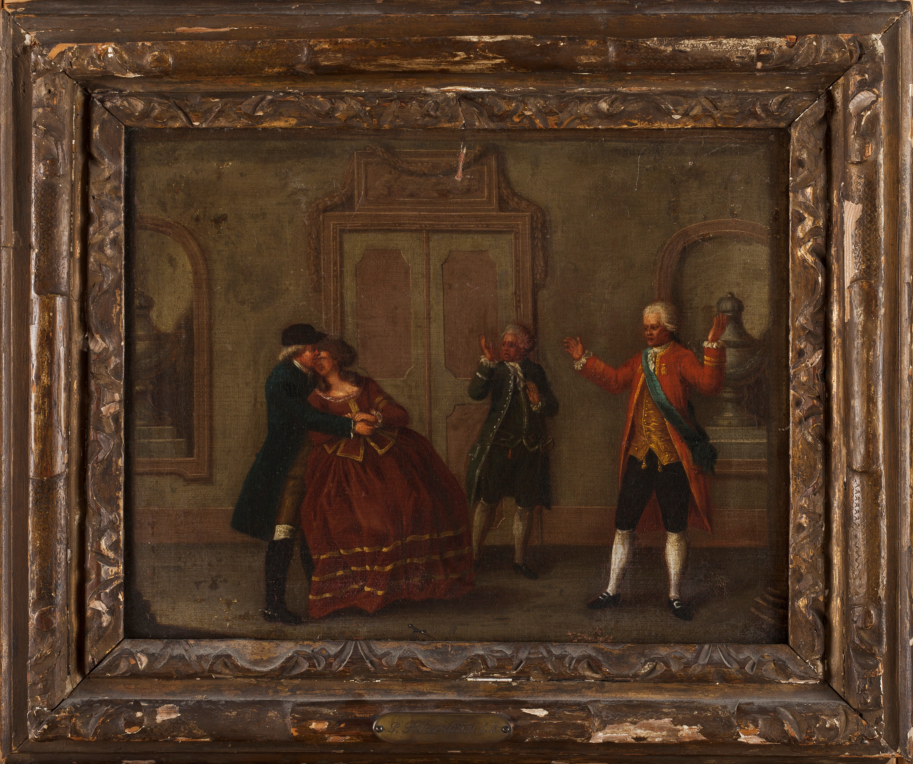 TYSK KONSTNÄR, olja på duk, 1700-talets slut. - Bukowskis