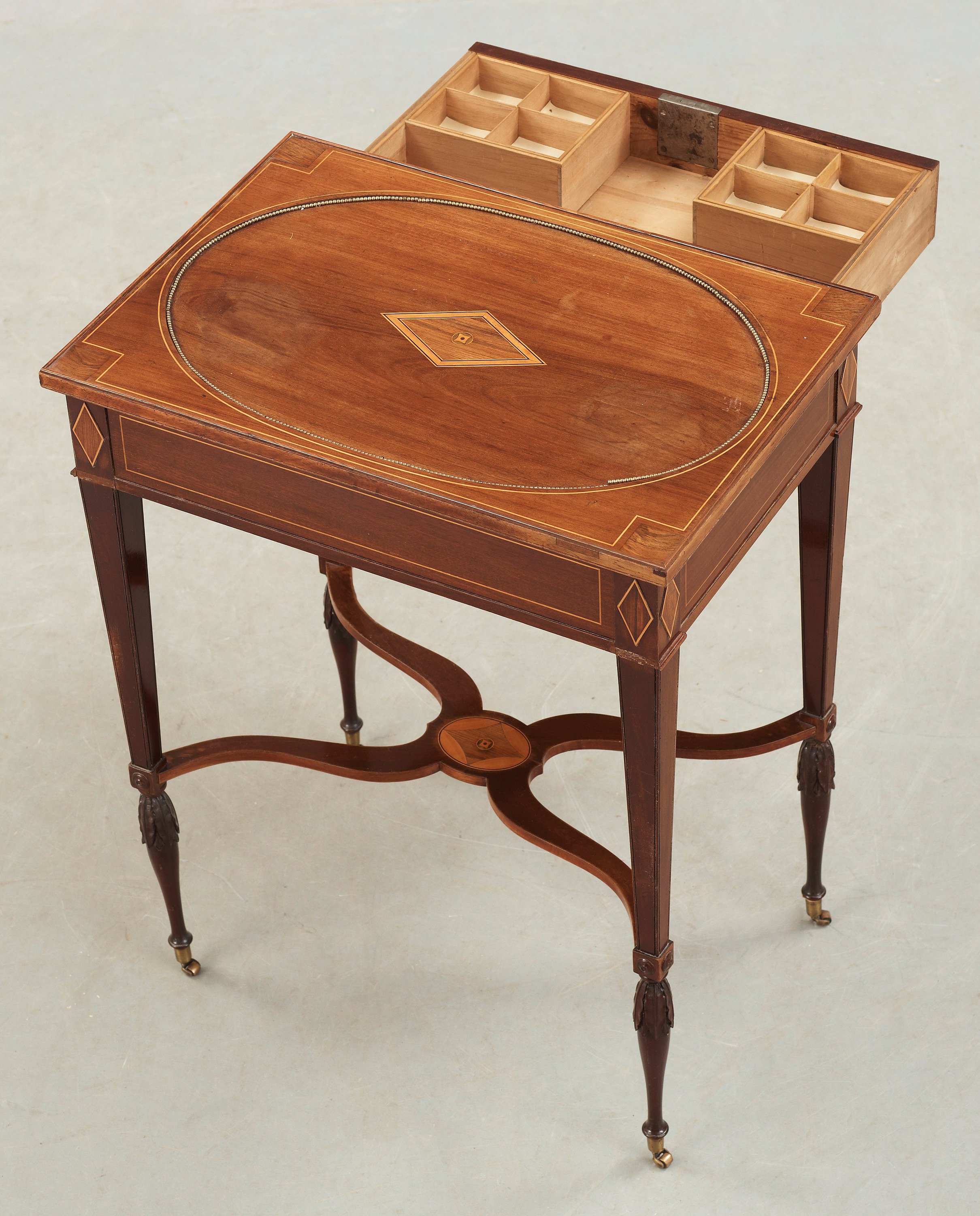 A late Gustavian early 19th century table by L. Qvarnberg, master 1801 ...