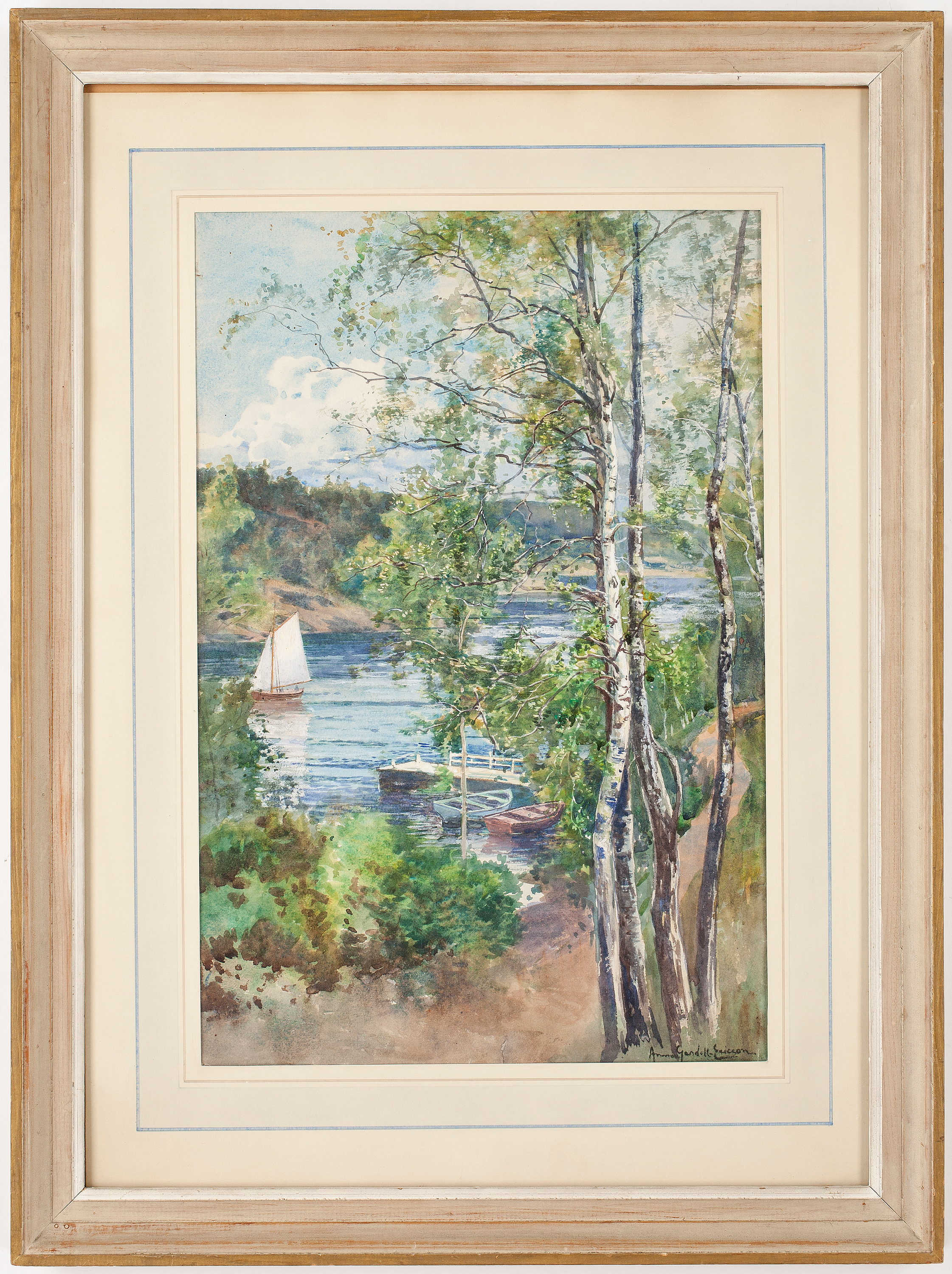 ANNA GARDELL ERICSSON, akvarell. Signerad. - Bukowskis