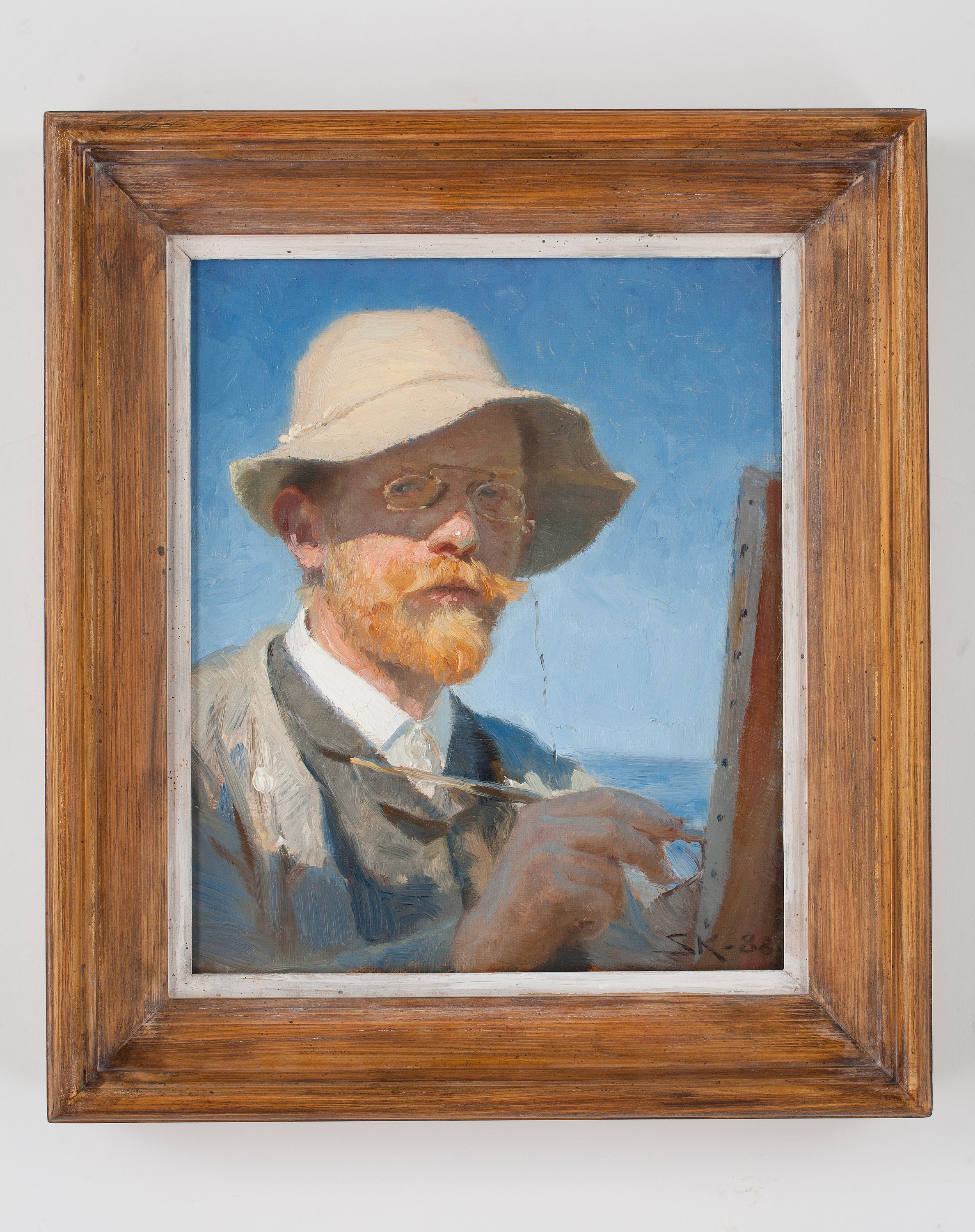 Peder Severin Kröyer, Self portrait. - Bukowskis