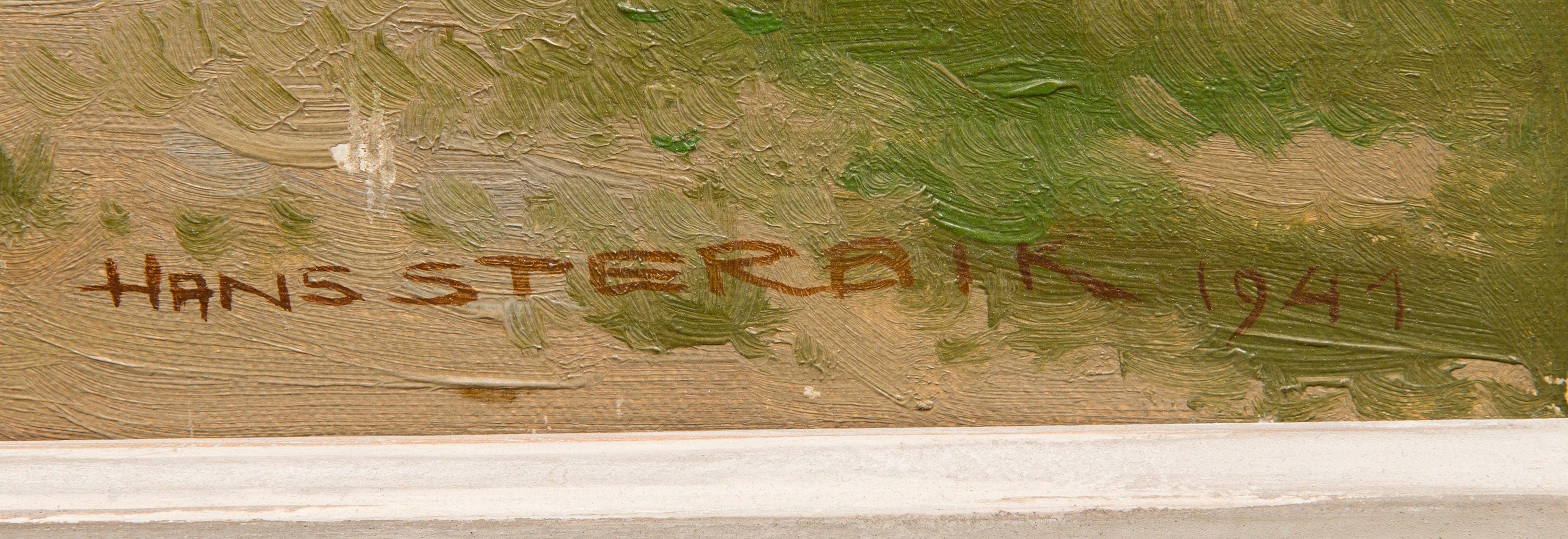 TONY HALLER, olja på duk, signerad och daterad J. Sterbik 1941. - Bukowskis