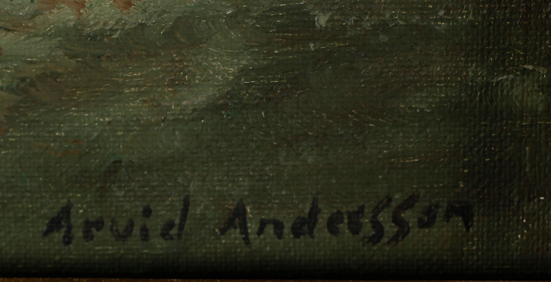ARVID ANDERSSON, olja på duk, signerad. - Bukowskis