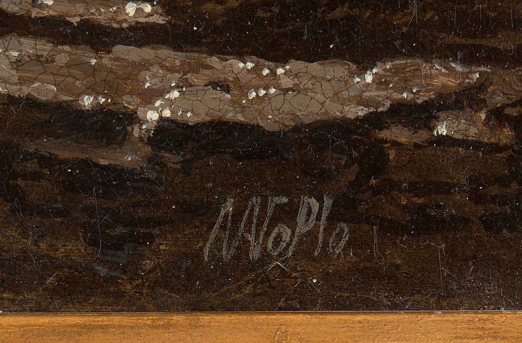 Lev Feliksovic Lagorio, MOONLIGHT SEALANDSCAPE. - Bukowskis