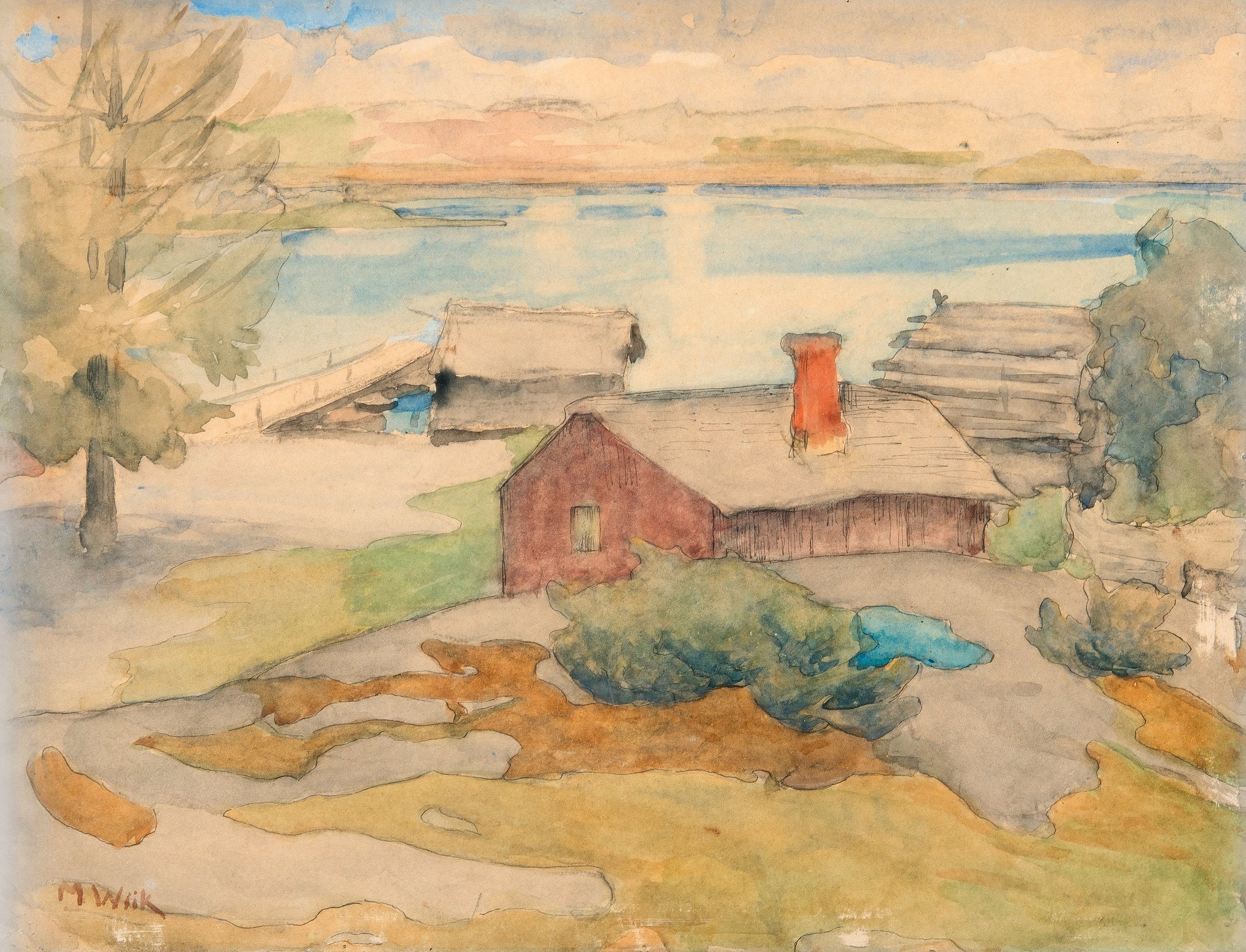 Maria Wiik, COTTAGE IN THE ARCHIPELAGO. - Bukowskis