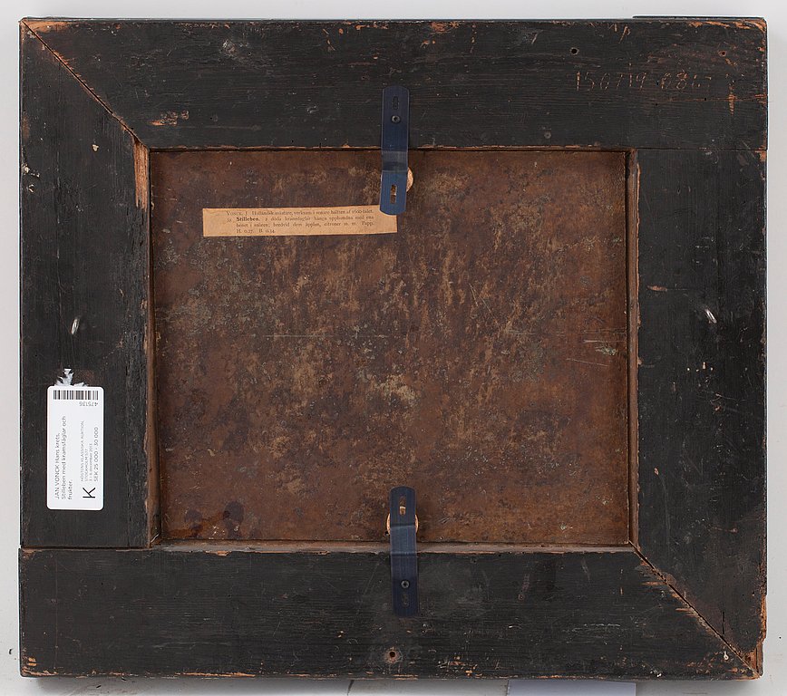 Jan Vonck Circle of, Still life with birds and fruits. - Bukowskis