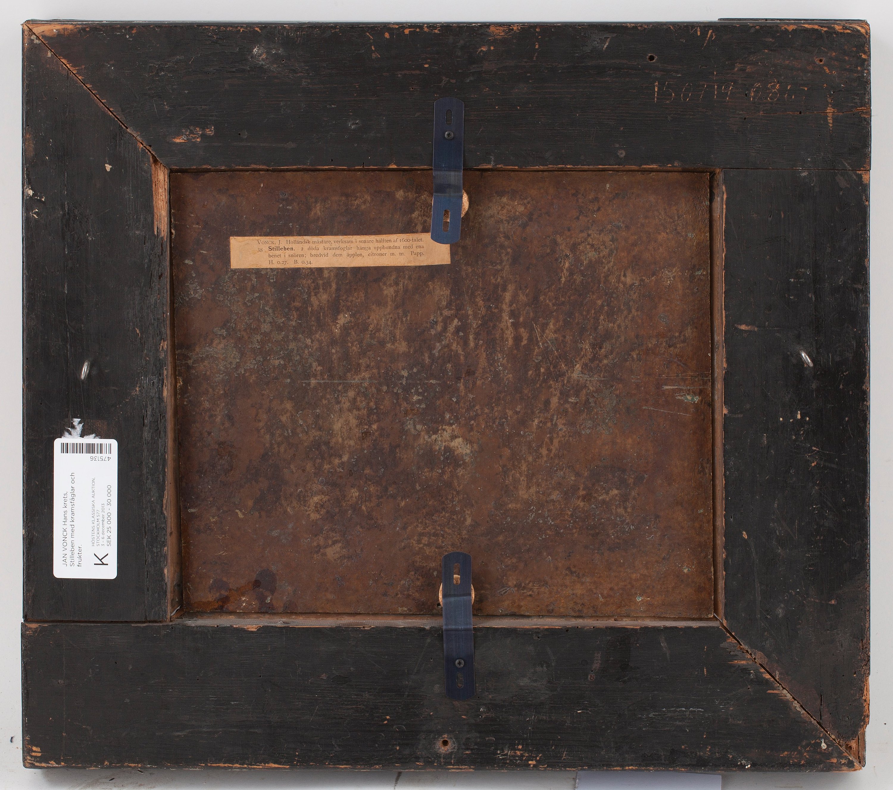 Jan Vonck Circle of, Still life with birds and fruits. - Bukowskis