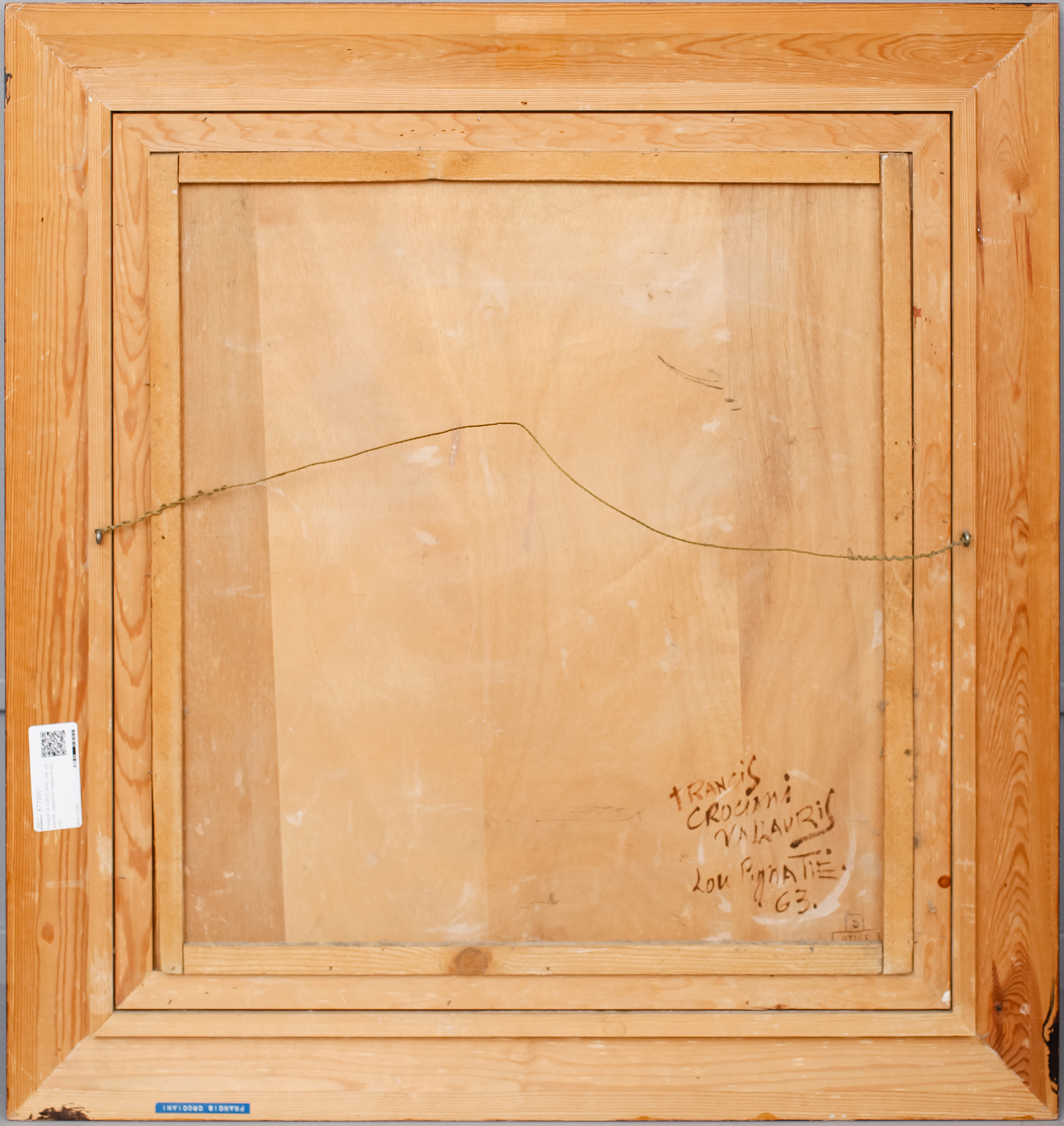 FRANCIS CROCIANI, olja på pannå, signerad Vallauris 63. - Bukowskis