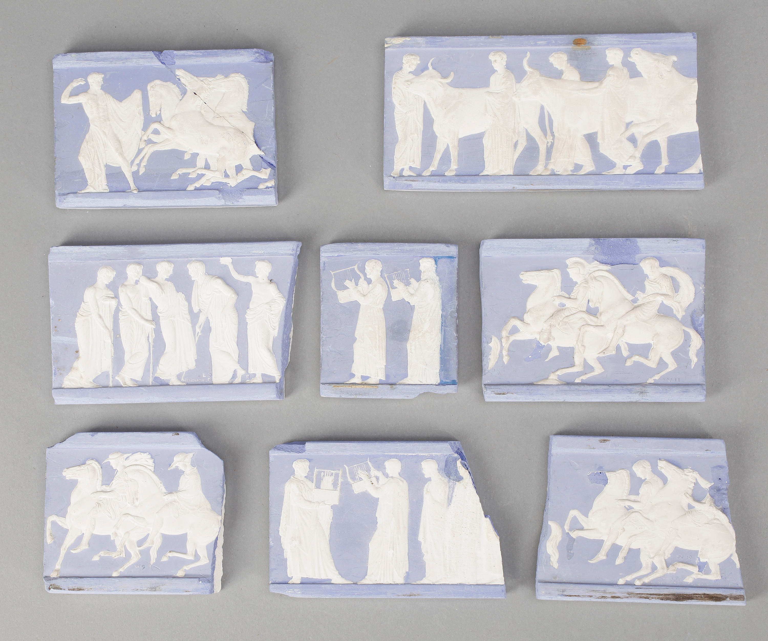 FRIS, gips, kopia av "The Parthenon Frieze", från British Museum ...