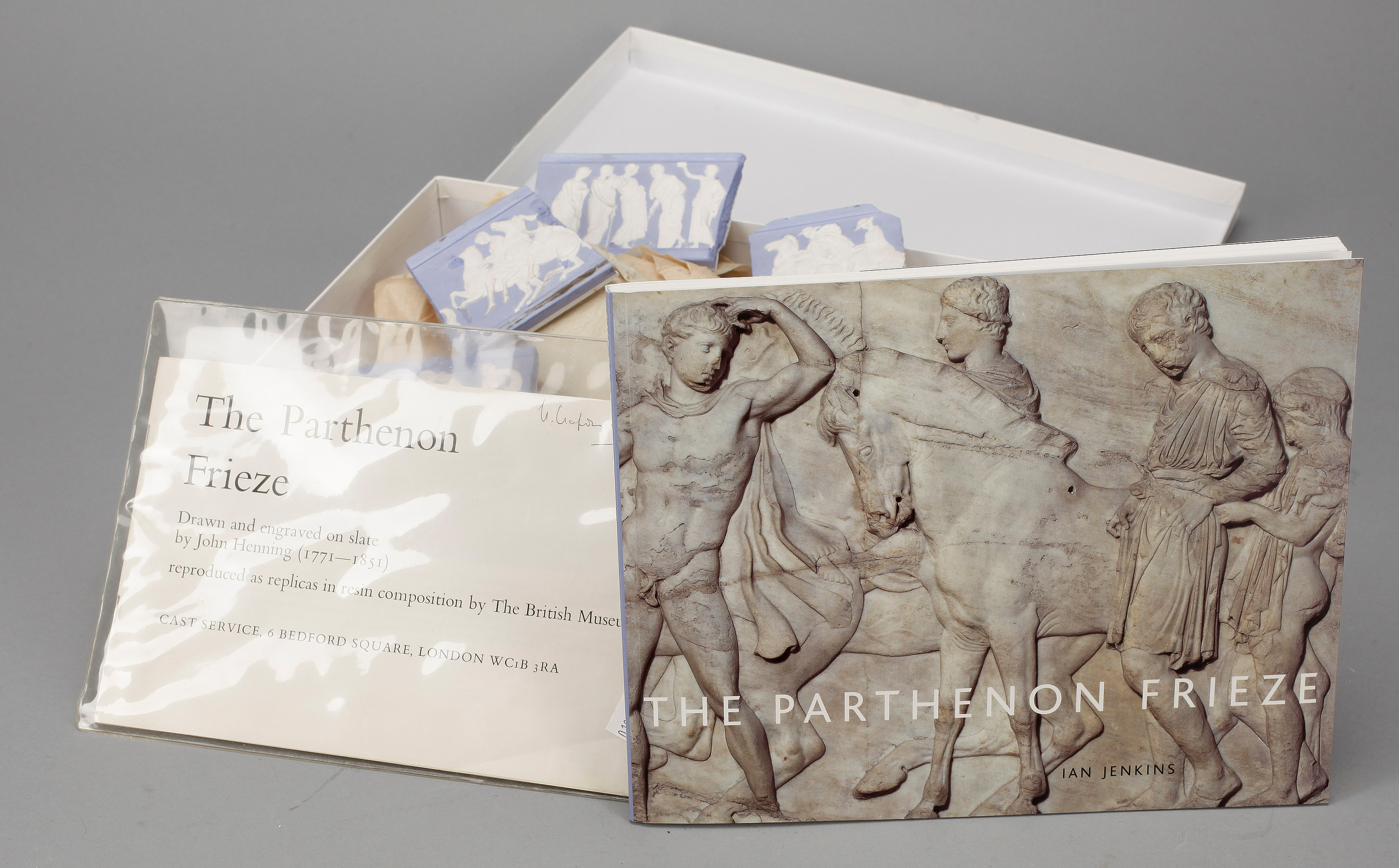 FRIS, gips, kopia av "The Parthenon Frieze", från British Museum ...