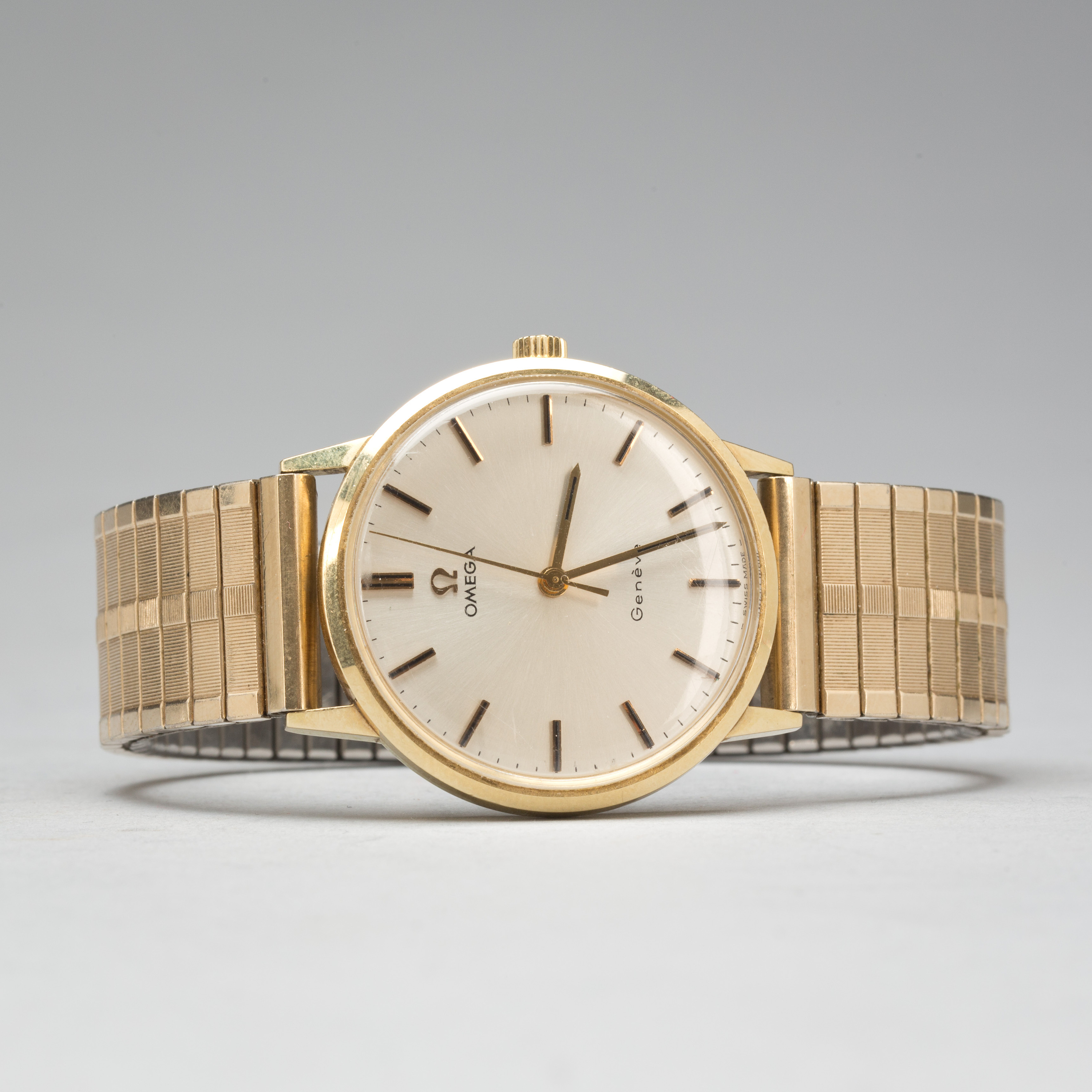 ARMBANDSUR, herr. Omega Genève. 14K guld. - Bukowskis