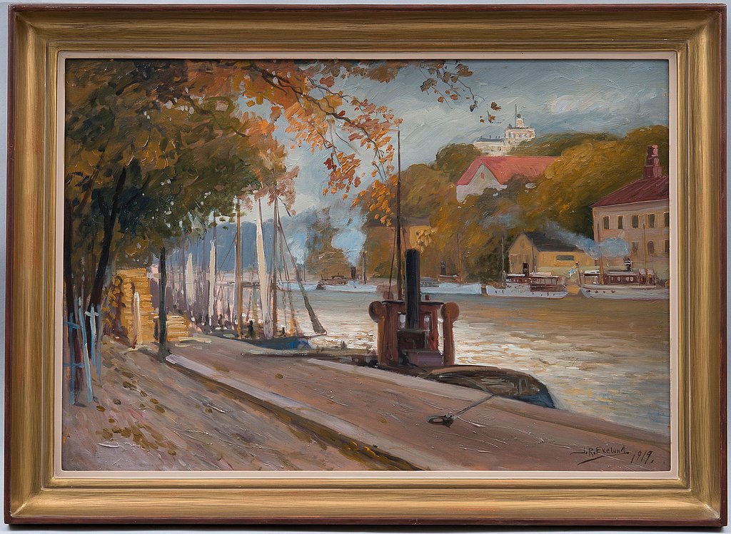 John Rafael Ekelund, NÄKYMÄ AURAJOELTA. - Bukowskis