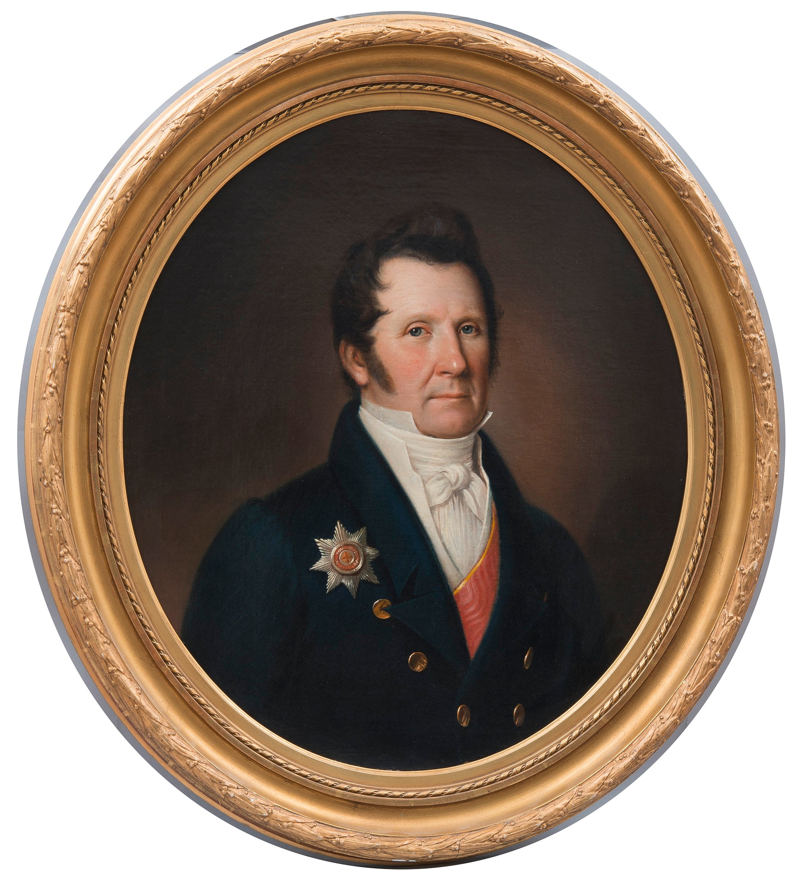 Johan Erik Lindh, SENAATTORI, PARONI GUSTAV MELLININ MUOTOKUVA. - Bukowskis