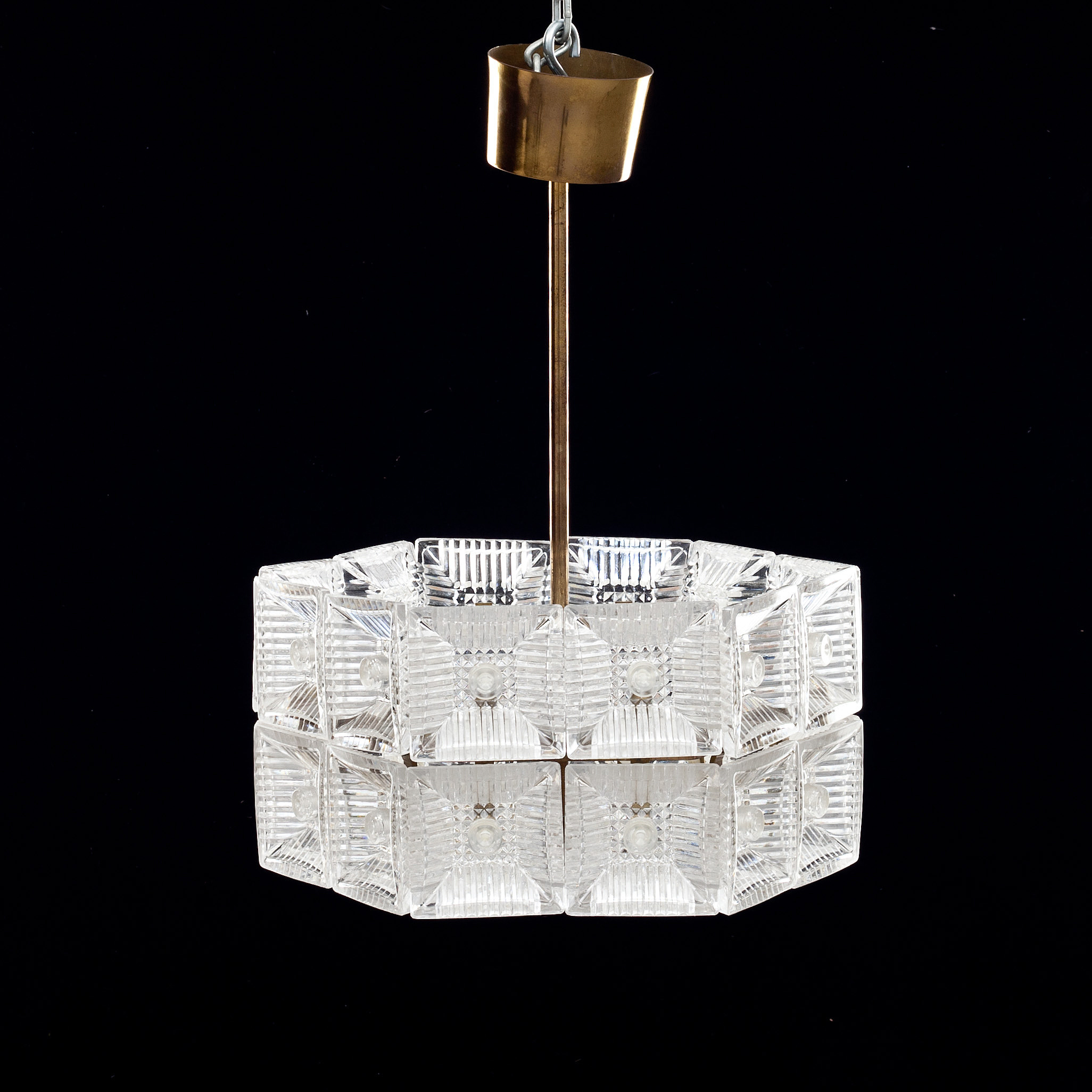 TAKLAMPA, Carl Fagerlund, Orrefors. - Bukowskis