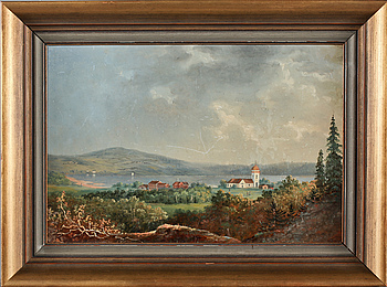 AXEL NORDGREN, olja på pannå, signerad och daterad 1950. - Bukowskis