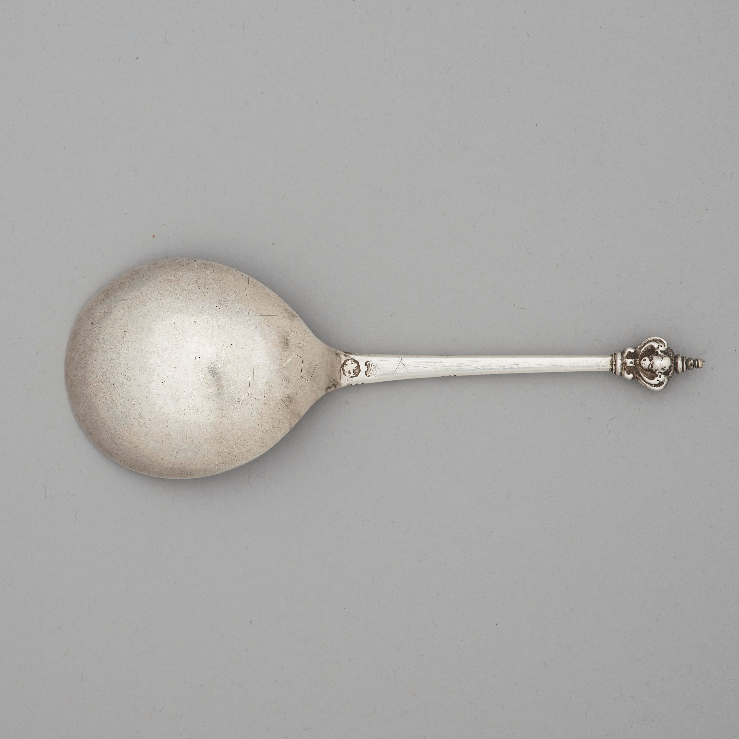 A Swedish early 18th century silver spoon, marks of Daniel Ekman, Eksjö ...