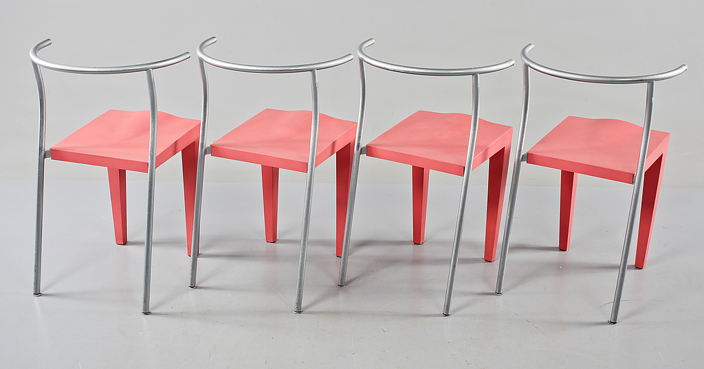 STOLAR, 4 st, "Dr Glob", Philippe Starck, Kartell, Italien, formgivna ...