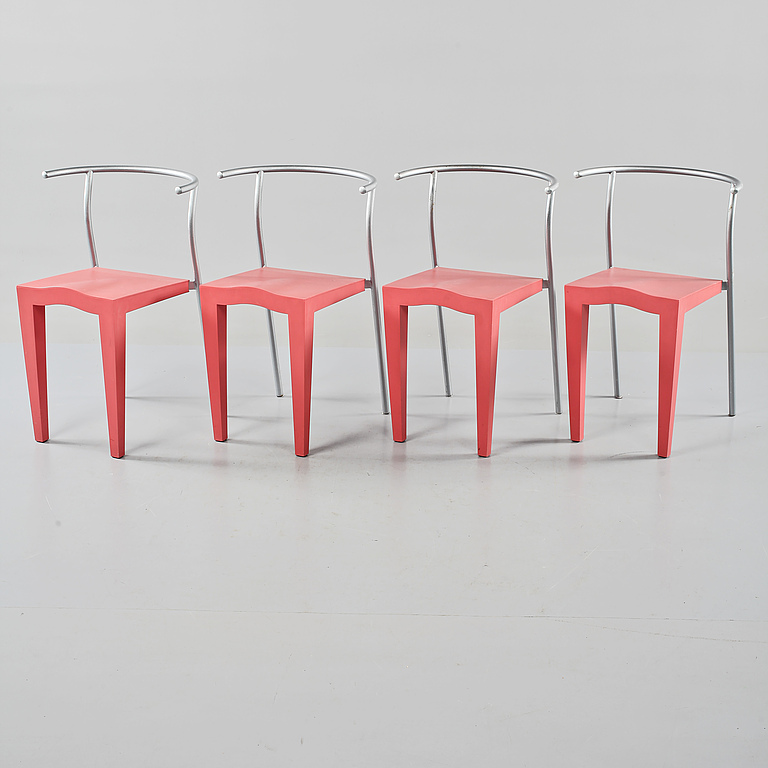 STOLAR, 4 st, "Dr Glob", Philippe Starck, Kartell, Italien, formgivna ...