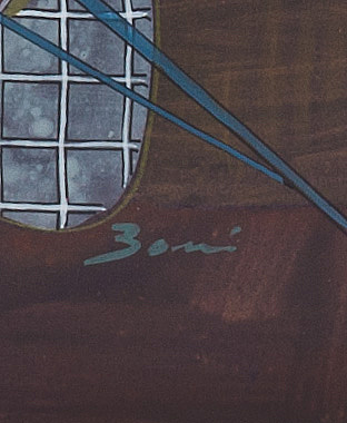 PAOLO BONI, gouache, signerad. - Bukowskis