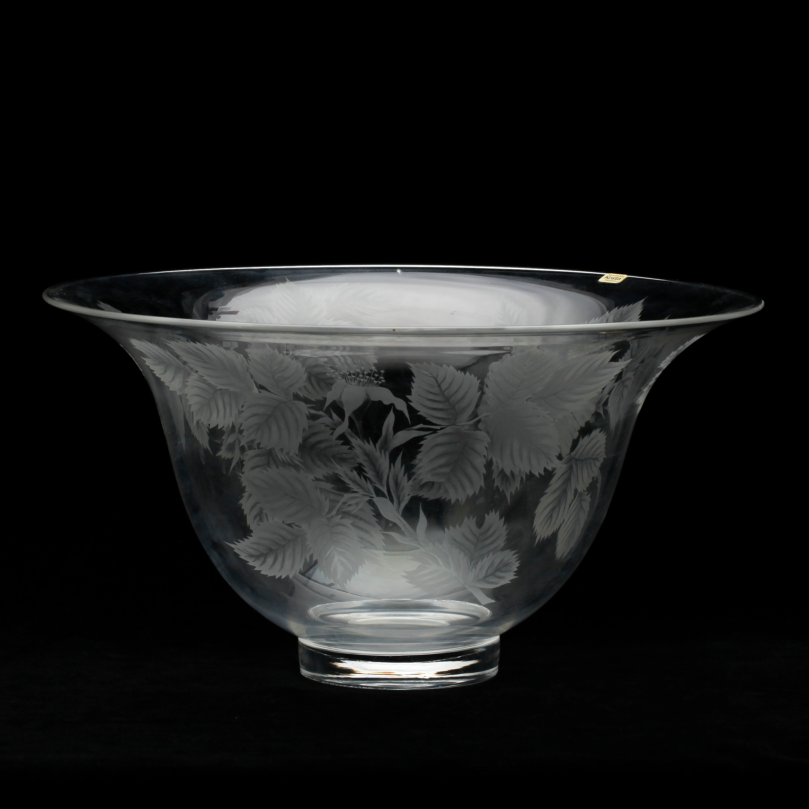 SKÅL, glas, Lisa Bauer, Kosta Limited Edition. Signerad och numrerad ...
