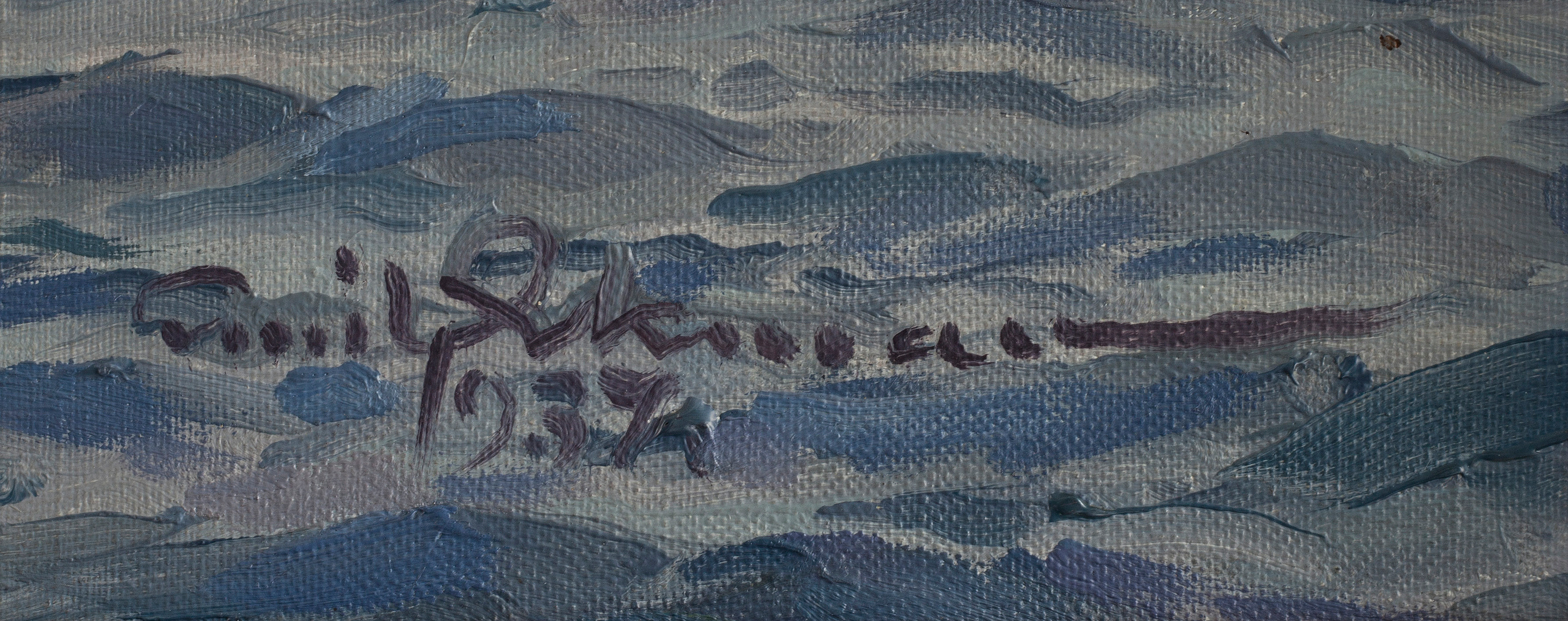 EMIL EKMAN, olja på duk. Signerad och daterad, 1937. - Bukowskis