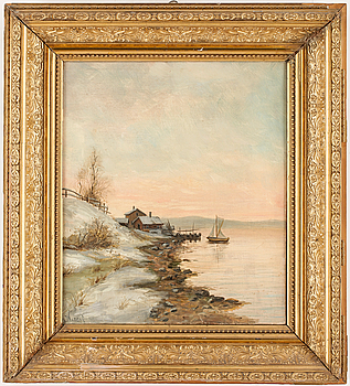 HERMAN WESSEL. Olja på duk. Signerad. - Bukowskis