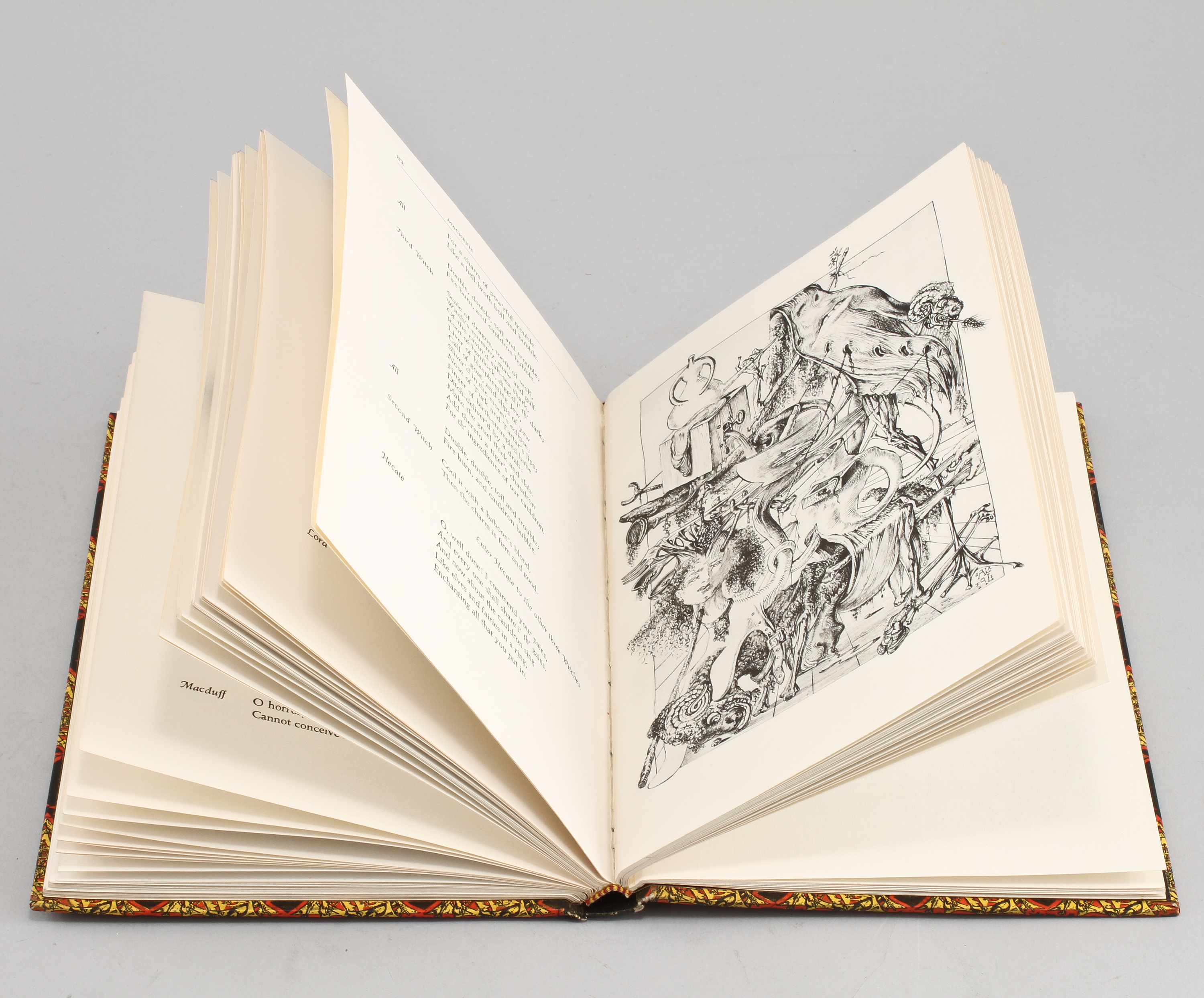 BOK, William Shakespeare, "Macbeth", illustrationer av Salvador Dali ...