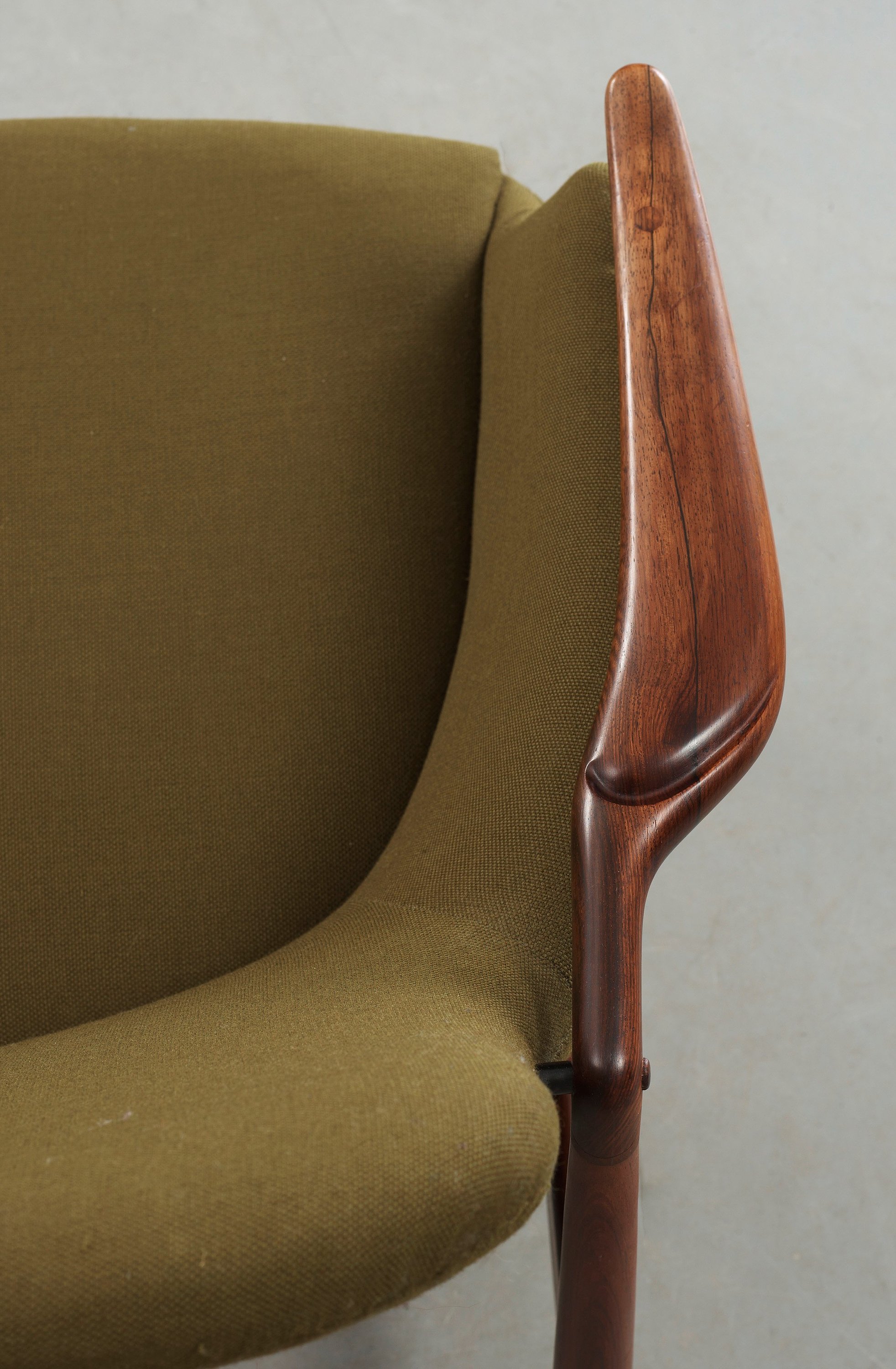 A Finn Juhl 'NV-53' sofa, cabinetmaker Niels Vodder, Denmark 1960's ...