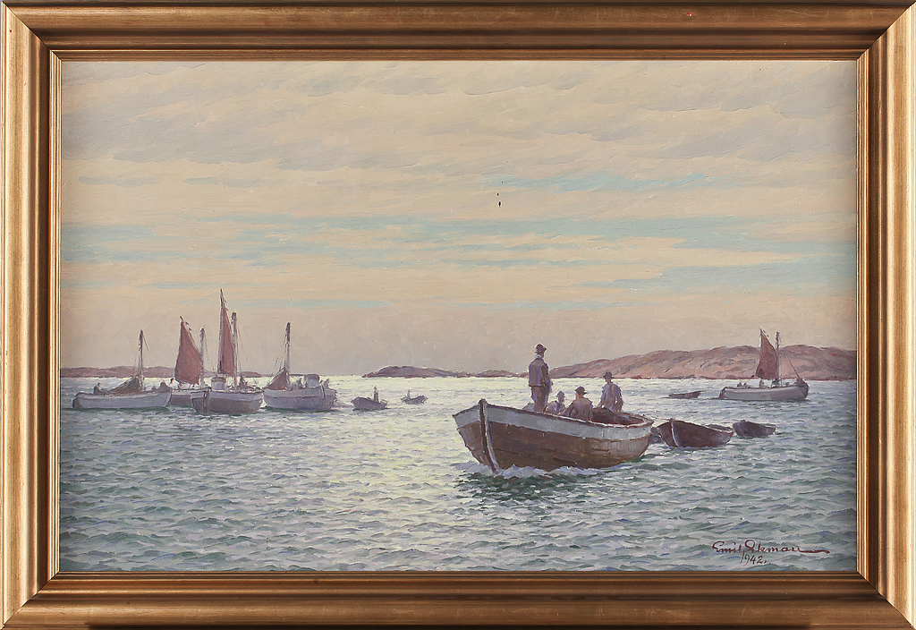 EMIL EKMAN, olja på duk, signerad och daterad 1942. - Bukowskis