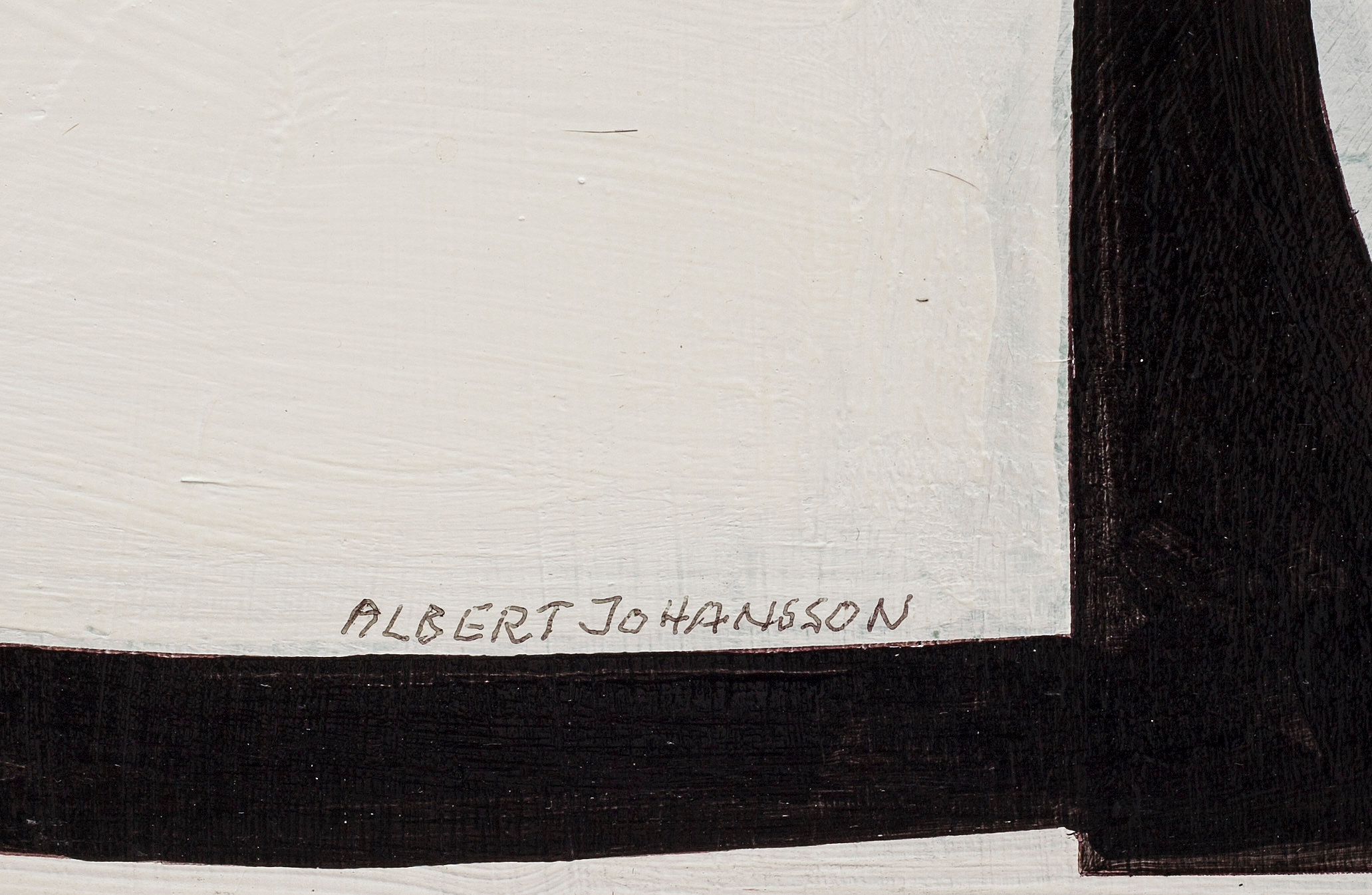 ALBERT JOHANSSON, olja på pannå, signerad. - Bukowskis
