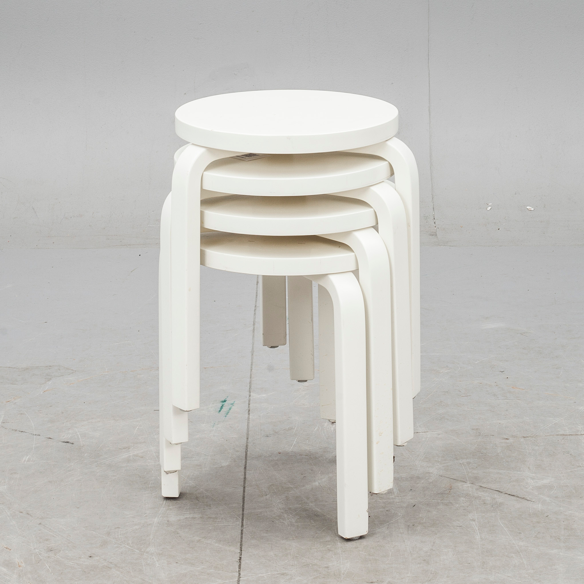 PALLAR, 4 st, modell 60, Alvar Aalto, Artek. - Bukowskis